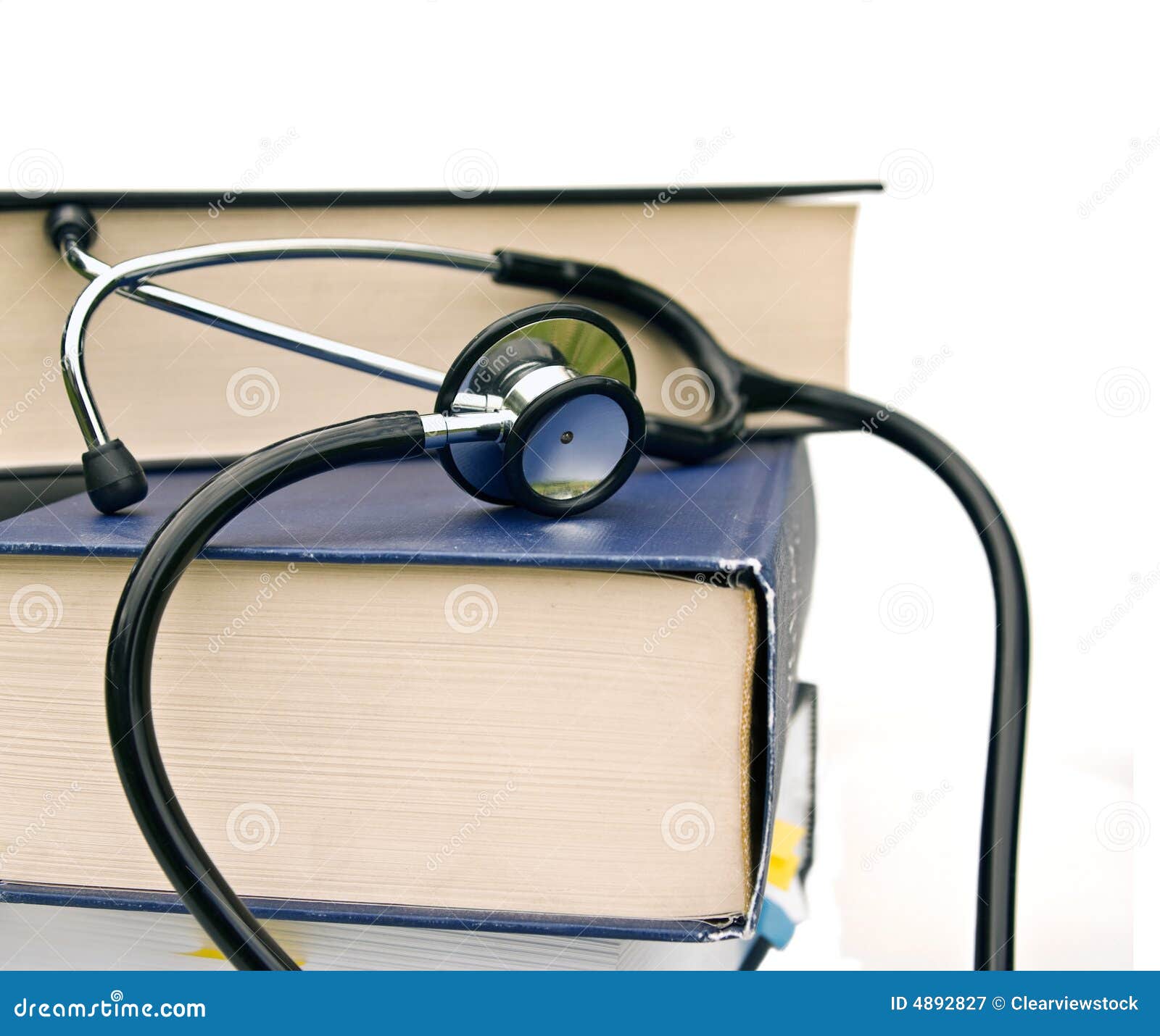 Books and stethoscope stock image. Image of book, listen - 4892827