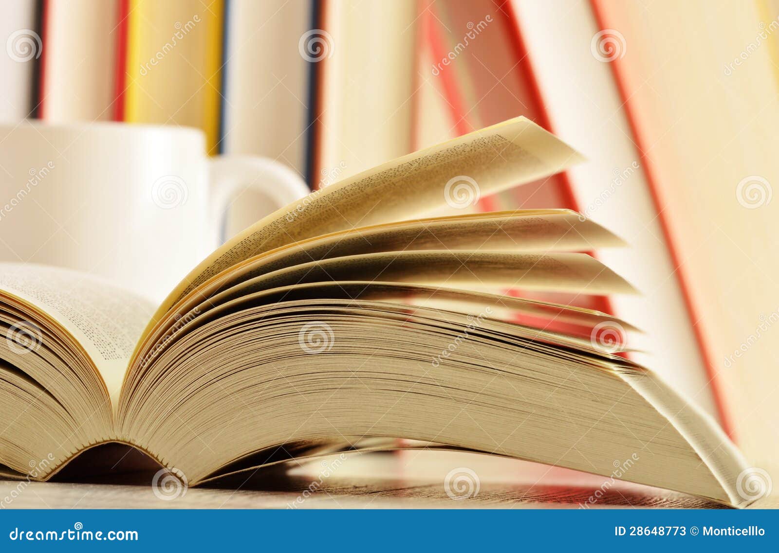 Books on the table stock image. Image of teacher, page - 28648773