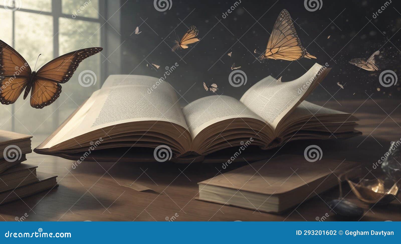 Books on the Table, Books in Library, Abstract Books Background ...
