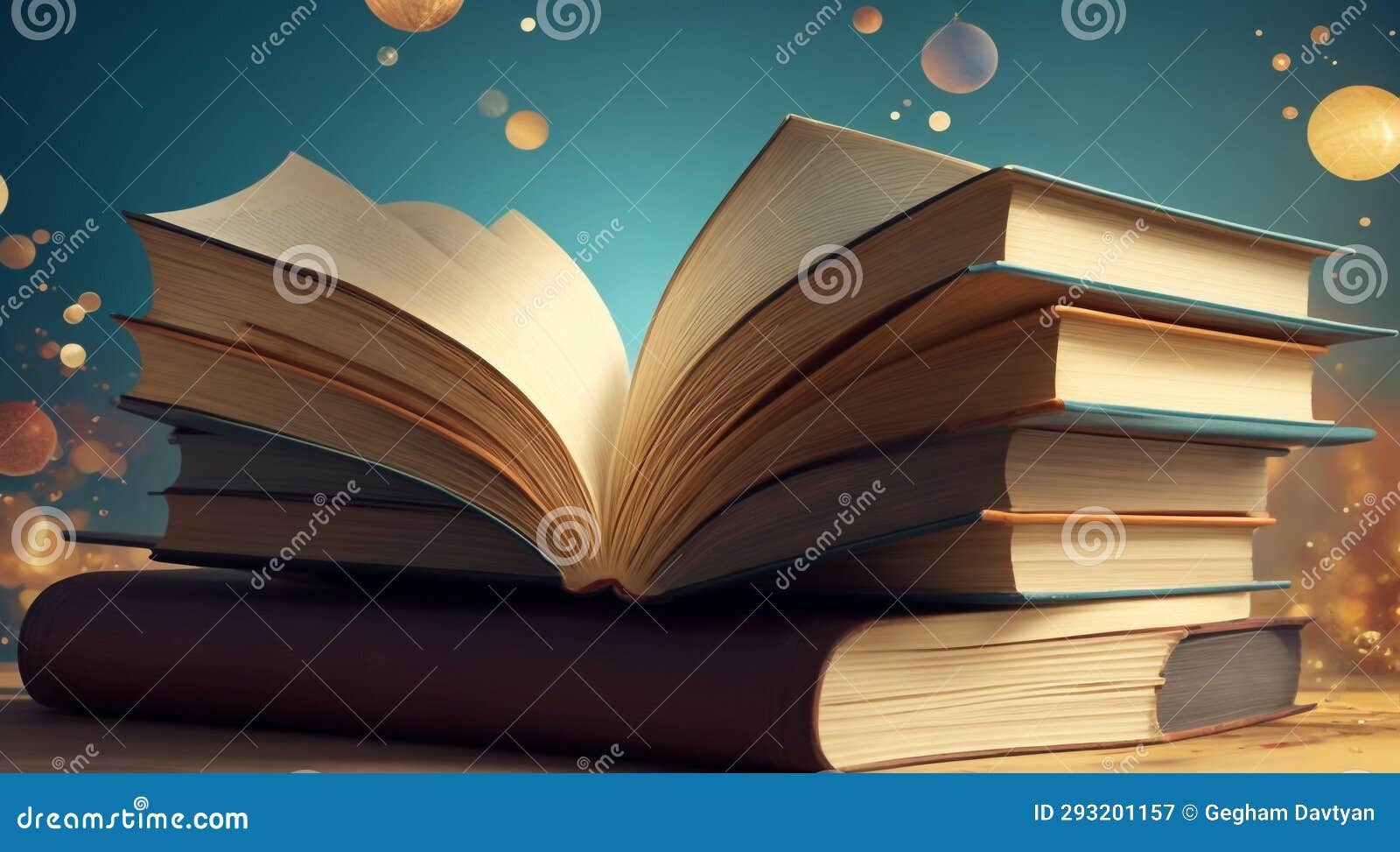 Books on the Table, Books in Library, Abstract Books Background ...