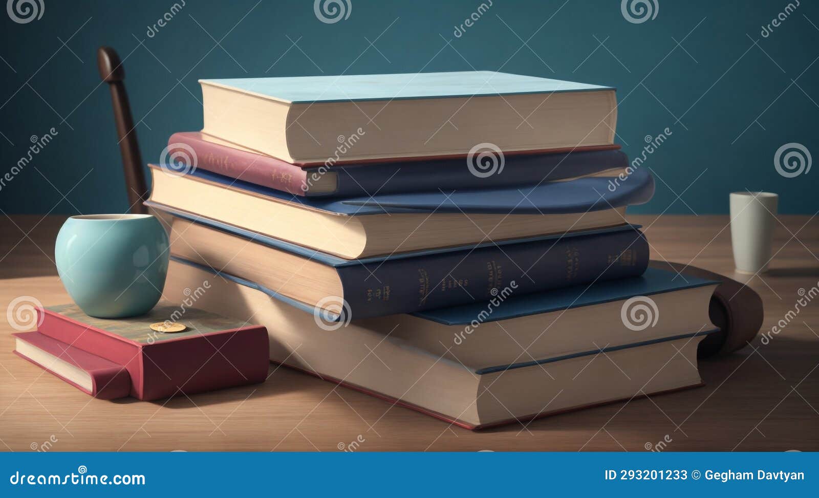 Books on the Table, Books in Library, Abstract Books Background ...