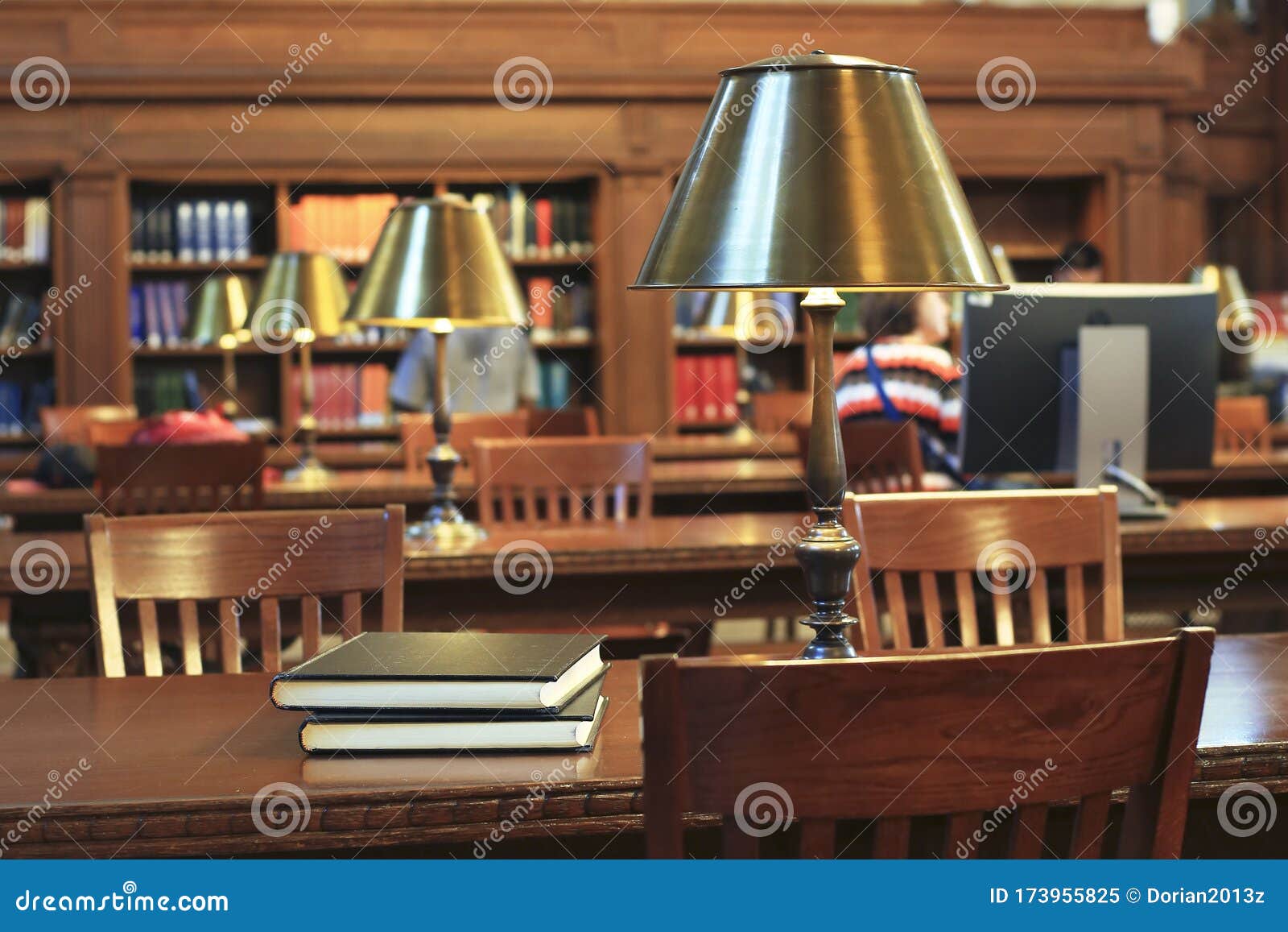 Books are on the table stock image. Image of table, paper - 173955825