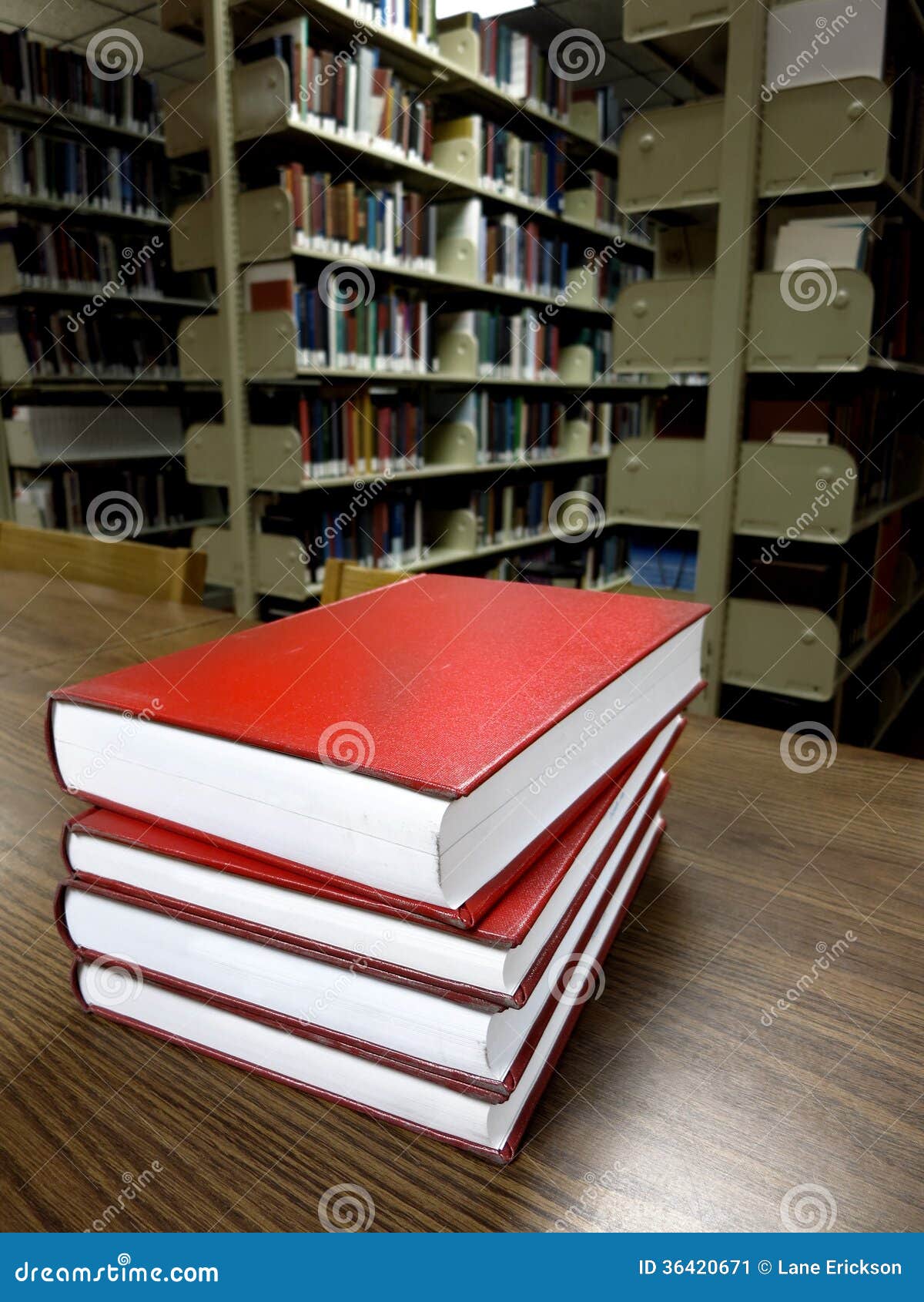 Books on Table in Library stock image. Image of legal - 36420671