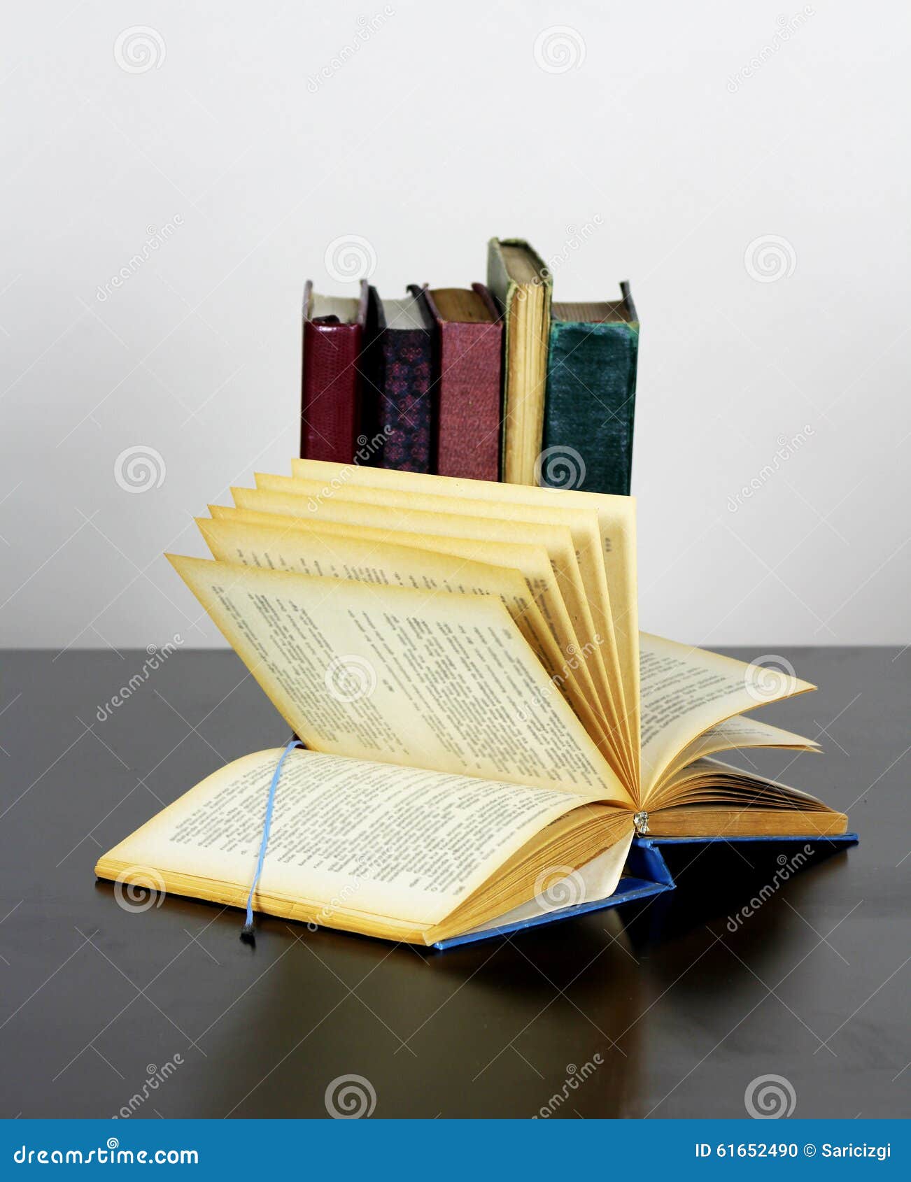 Books on the table stock photo. Image of books, studying - 61652490