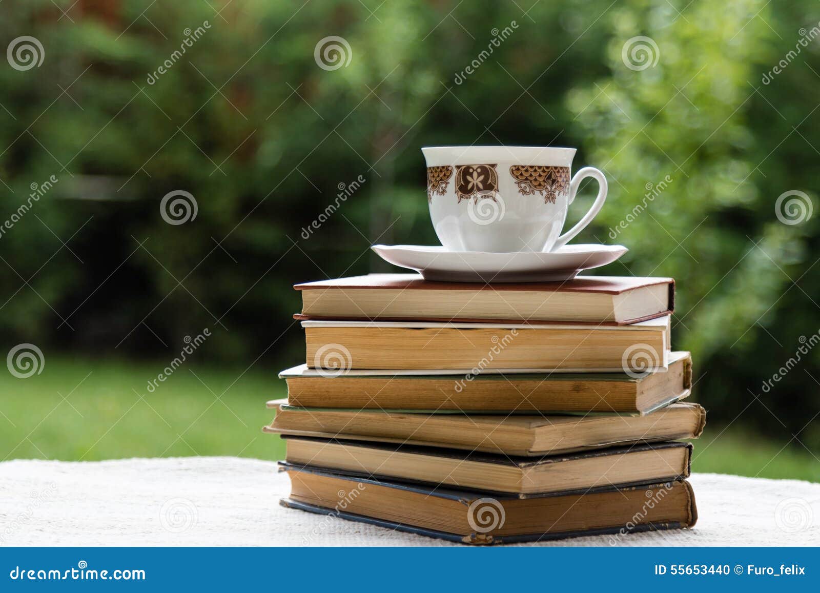 Books and tea stock photo. Image of color, nature, reading - 55653440
