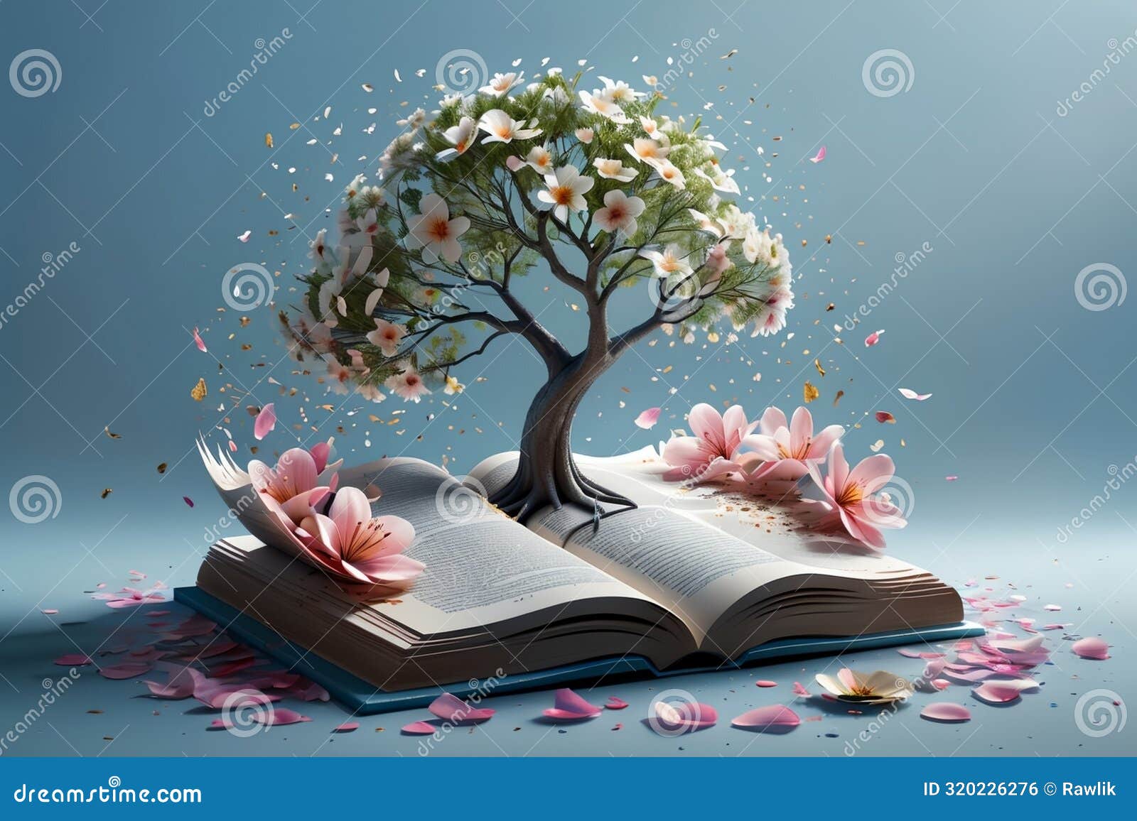 Books and Tree of Knowledge, Knowledge and Education Concept Stock ...