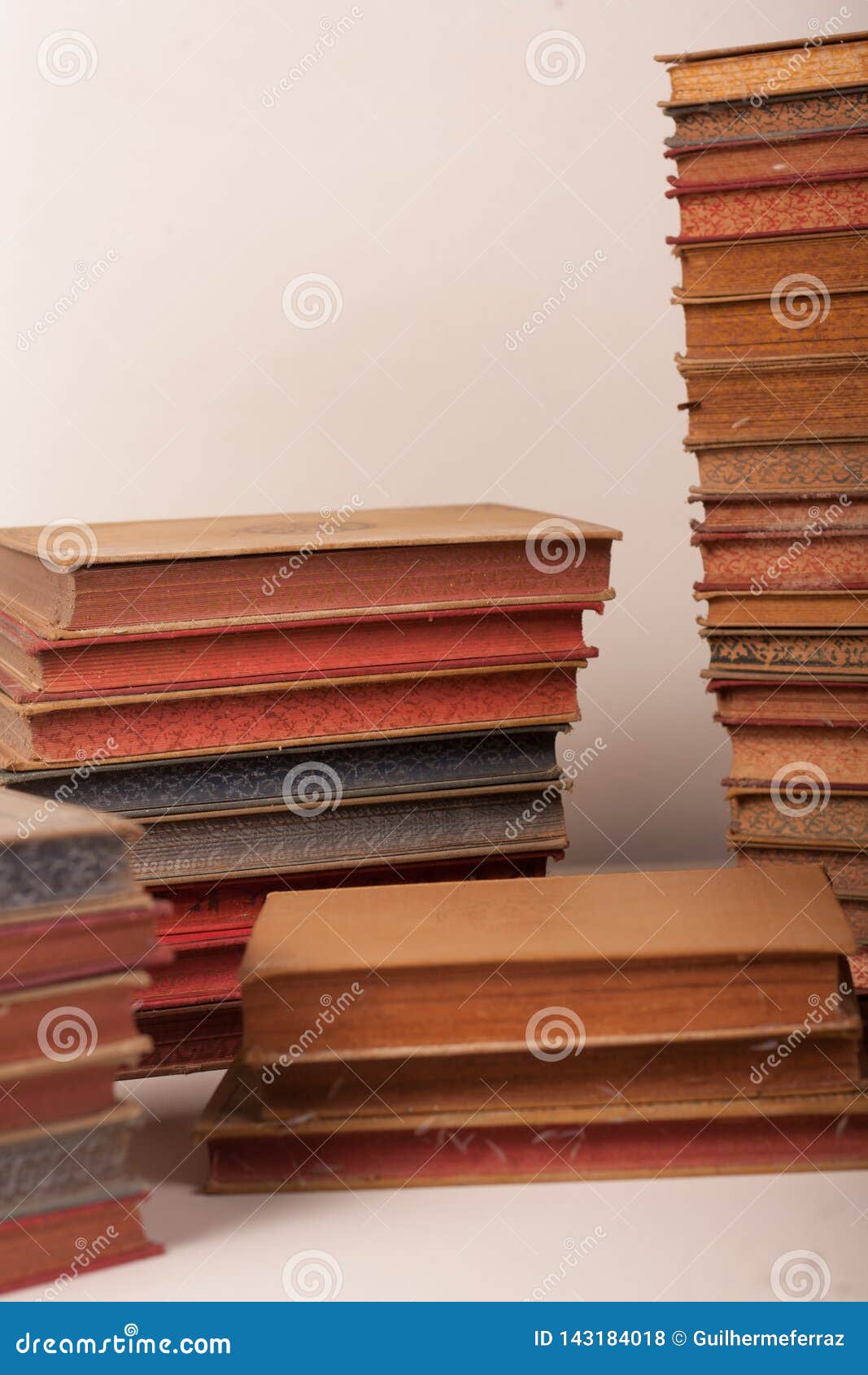 Books on a White Background Stock Photo - Image of read, background ...