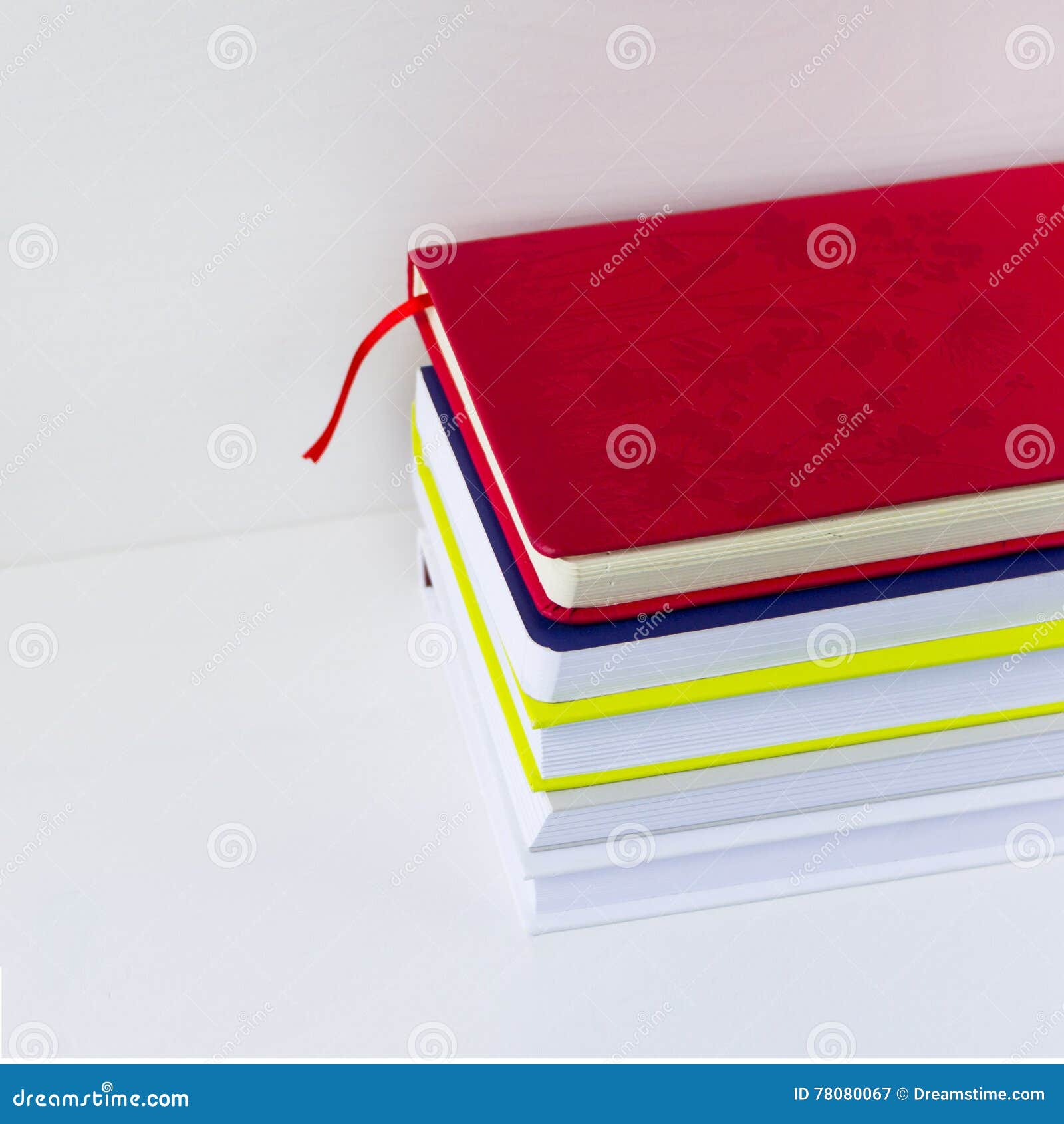 Books on white background stock image. Image of pile - 78080067