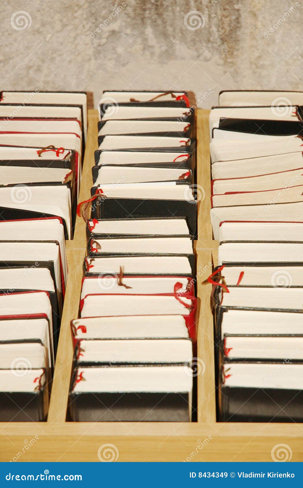 Bookshelf with Bibles stock image. Image of foreground - 8434349