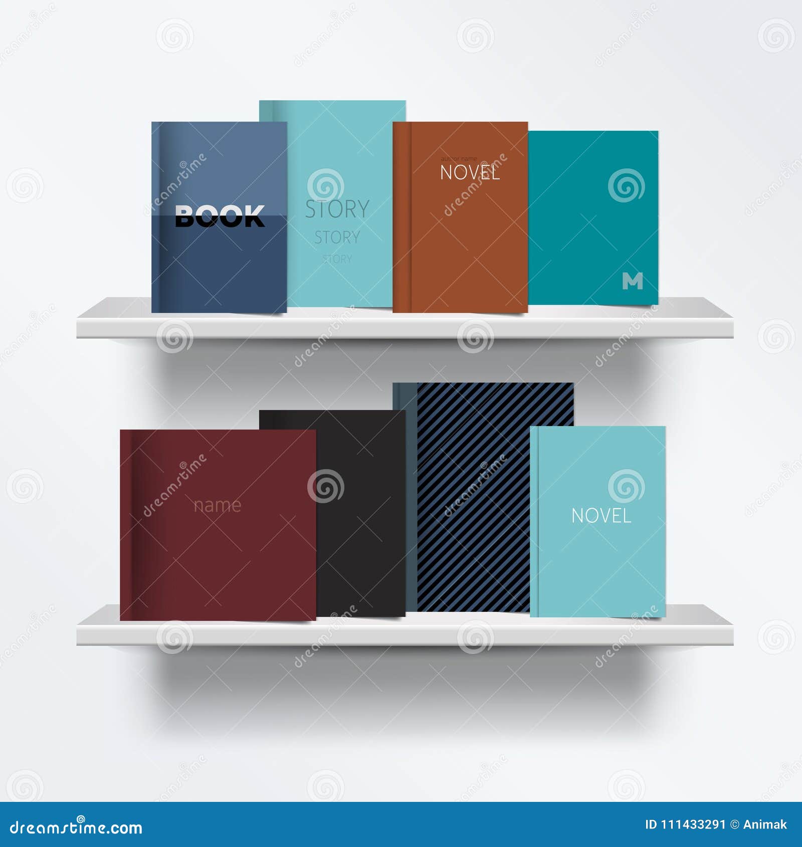 Ebook Front And Back View Template. Black Tablet With On Screen Text ...