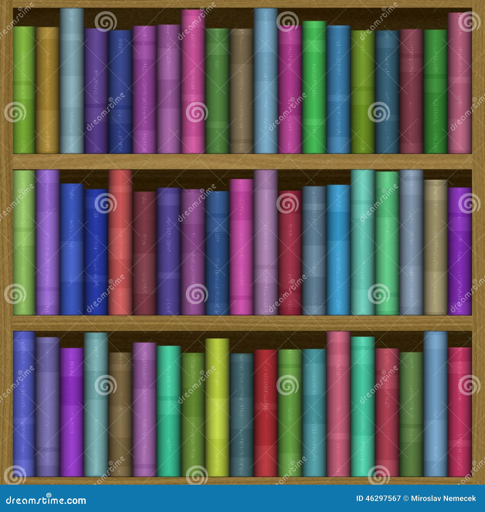 Bookshelf Generated Hires Texture Stock Photography | CartoonDealer.com ...