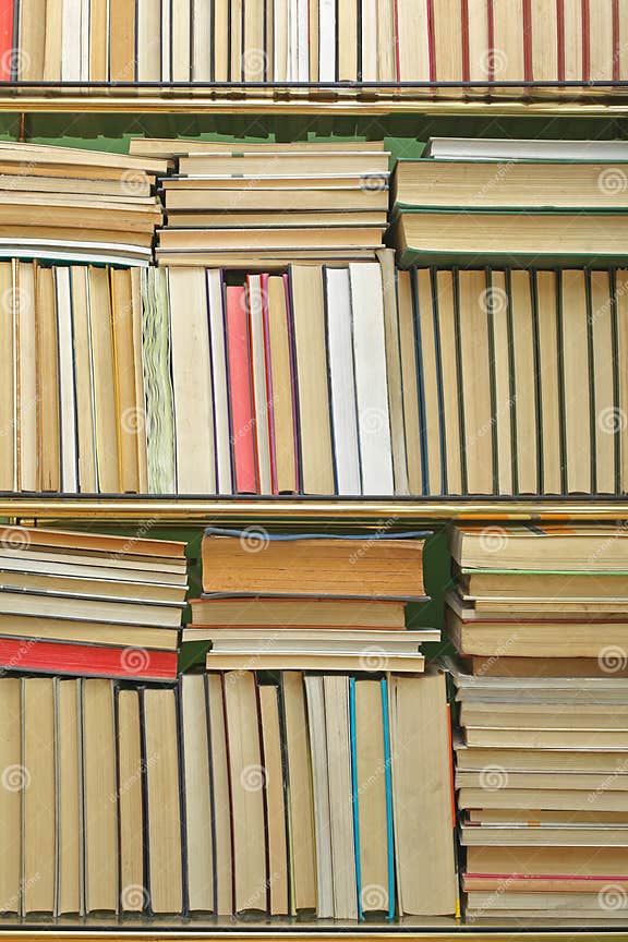 Bookshelf stock photo. Image of book, collection, bookcase - 75861992