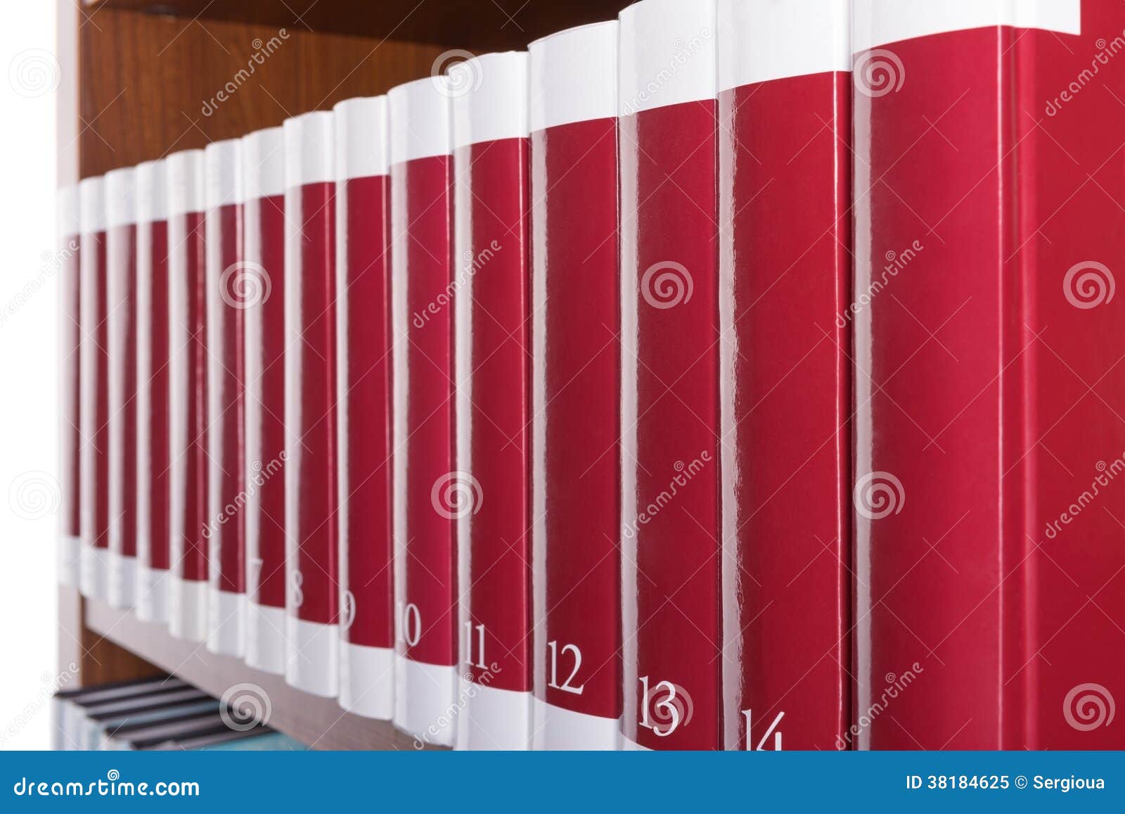 Bookshelf with Volumes of Books. for Reading. Stock Image - Image of ...
