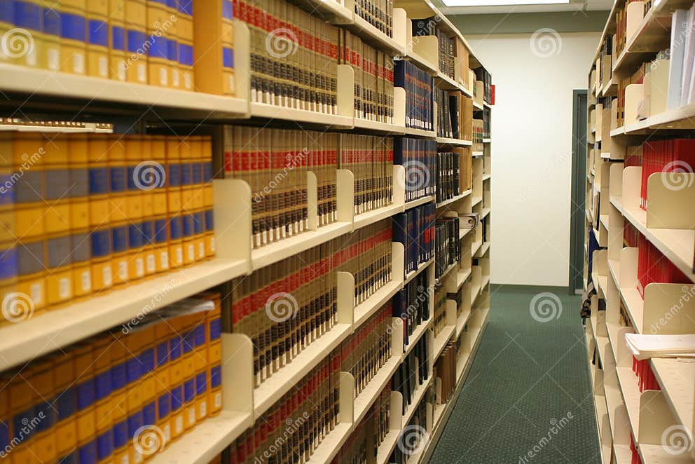 Bookshelves in law library stock image. Image of library - 3860617
