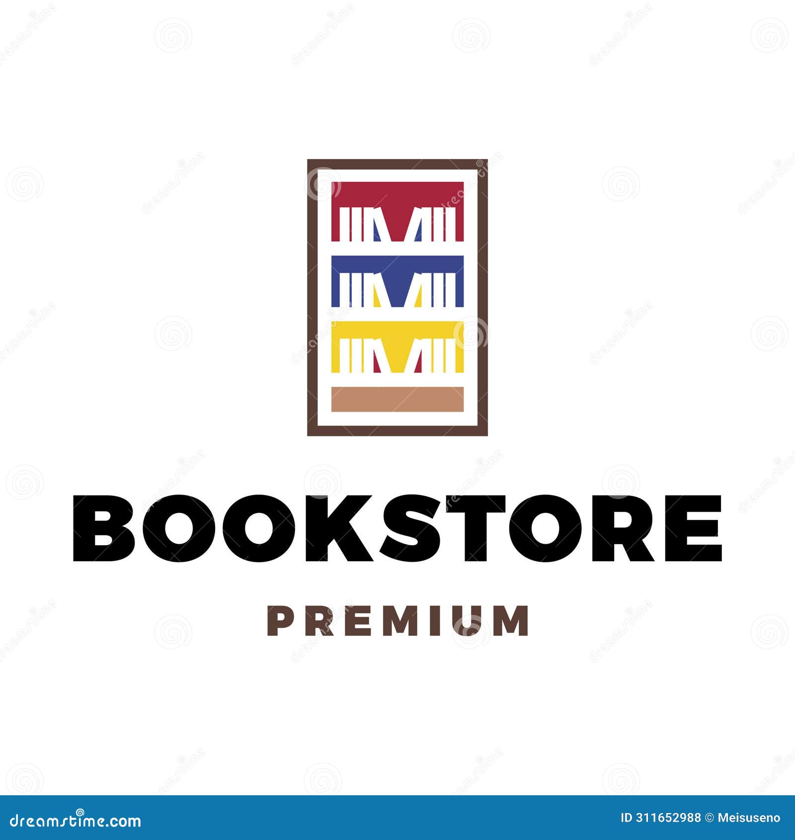 Bookstore Icon Vector Logo Template Illustration Design Stock Vector ...