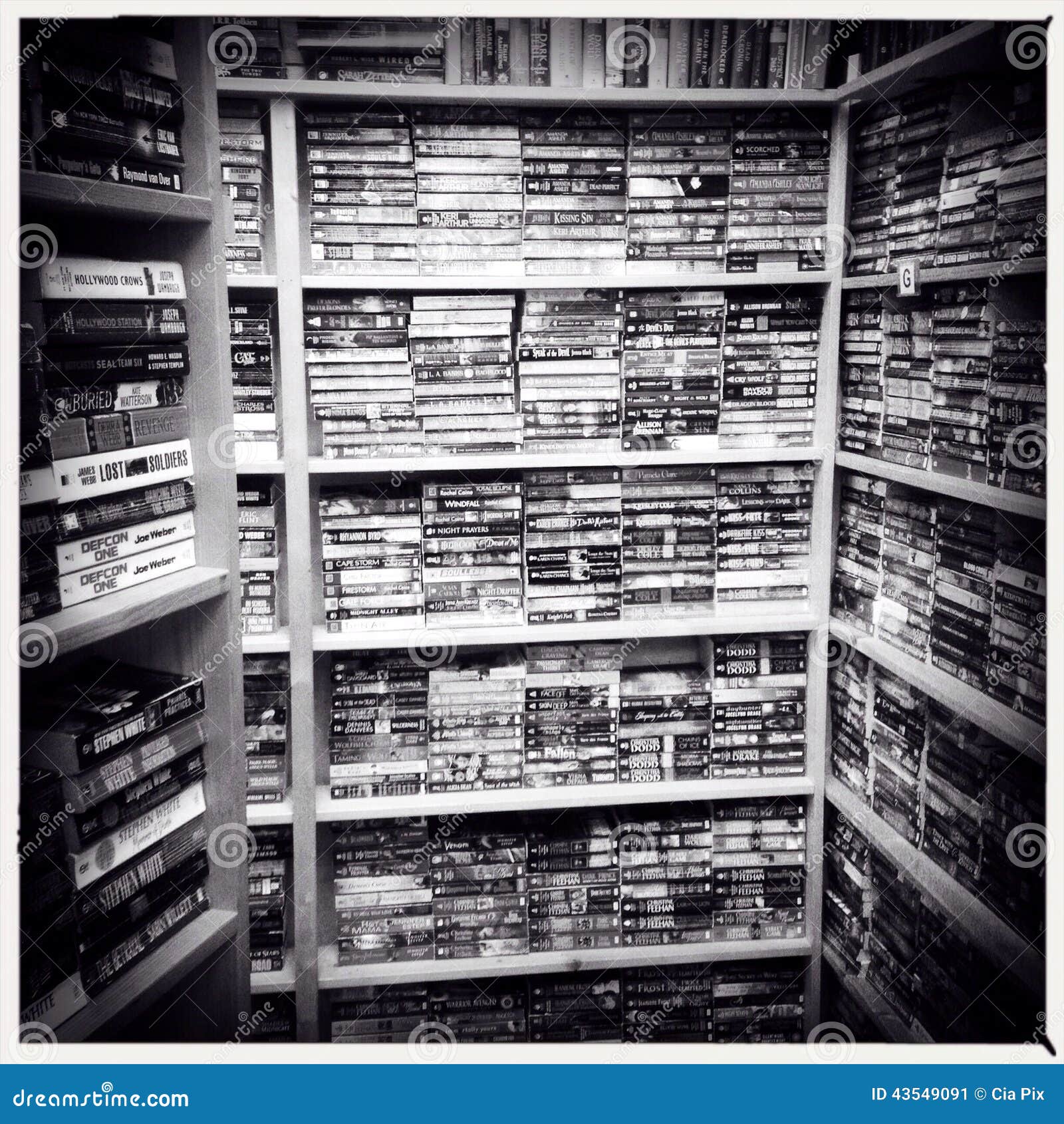 Bookstore editorial photo. Image of shelves, order, bookshelf - 43549091