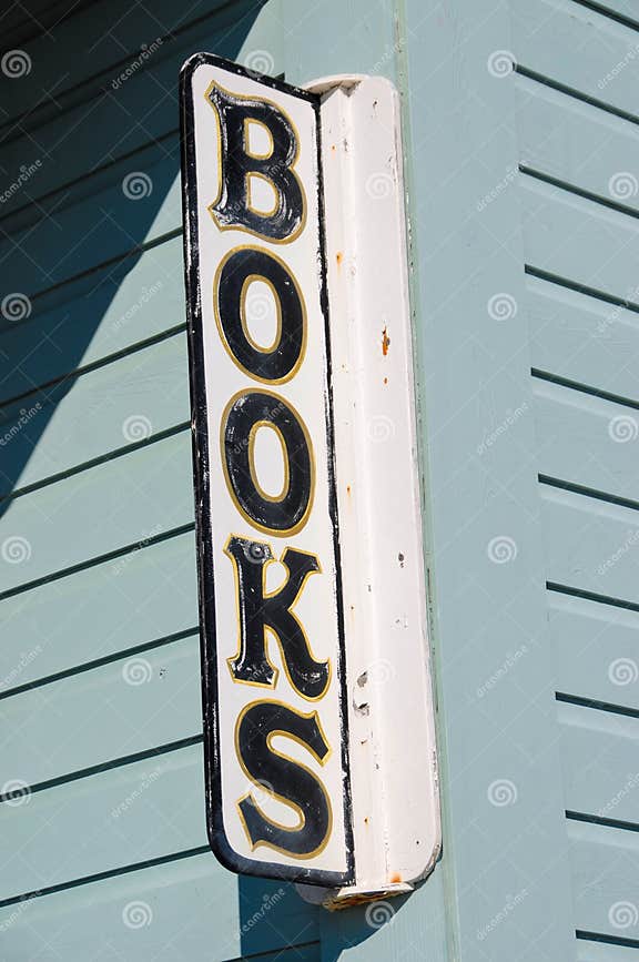 Bookstore Sign stock image. Image of store, book, text - 14128485