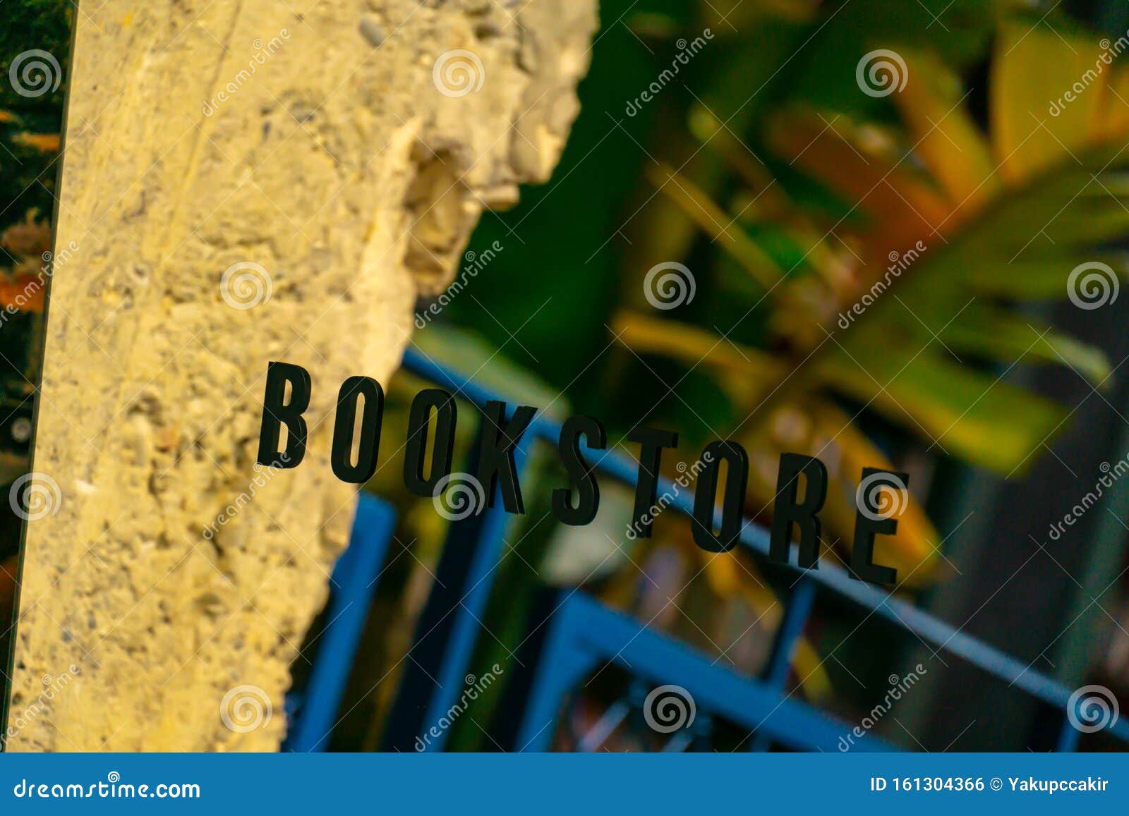 Bookstore Written with Black Letters on Rustic Mirrow Stock Photo ...