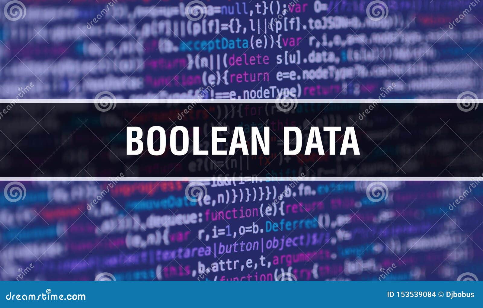 Boolean Data With Abstract Technology Binary Code Backgrounddigital Binary Data And Secure Data