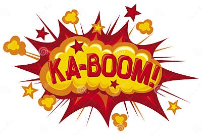 Boom stock vector. Illustration of abstract, explode - 24489778