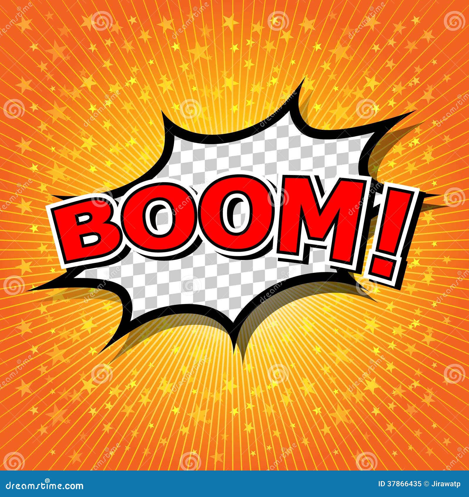 Boom! stock vector. Illustration of boom, explosion, communicate - 37866435