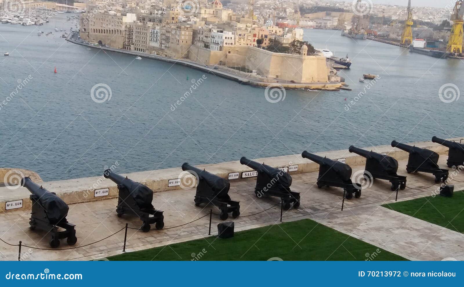 Boom boom stock photo. Image of view, castle, valletta - 70213972