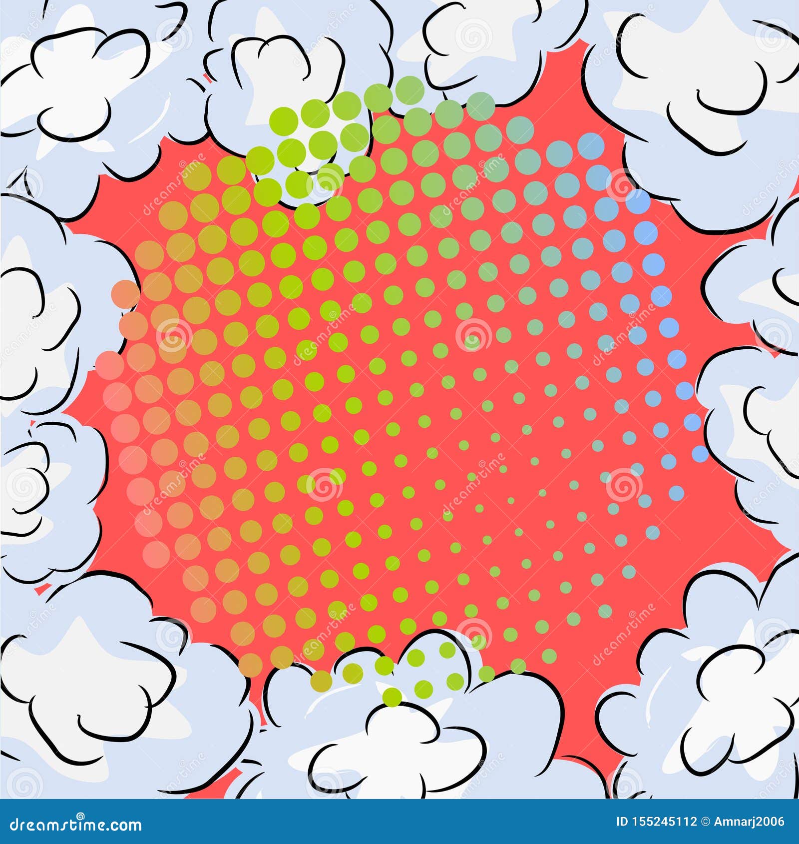 Boom Comic Book Background Vector Stock Vector - Illustration of ...