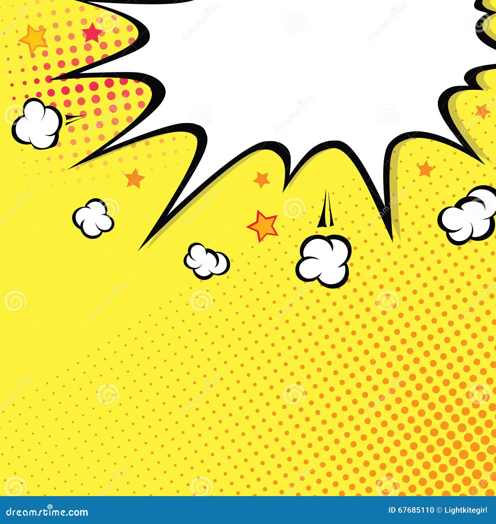 Boom. Comic Book Explosion on Top. Background Stock Vector ...