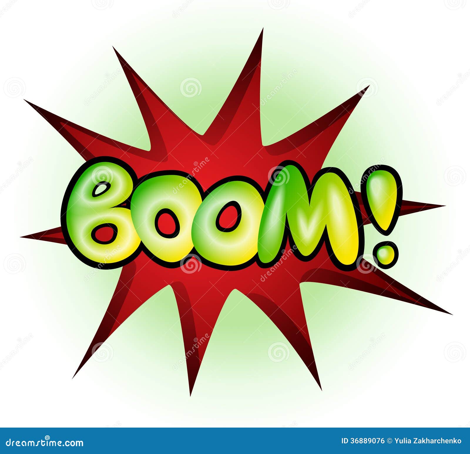 Boom - Comic Book Explosion, Vector Illustration Stock Vector ...