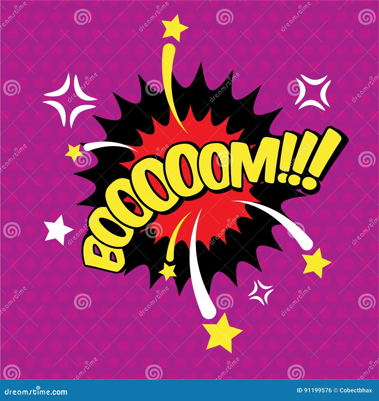 Boom Comic Inscription, Text, Speech Bubble Burst, Word in the Cloud ...
