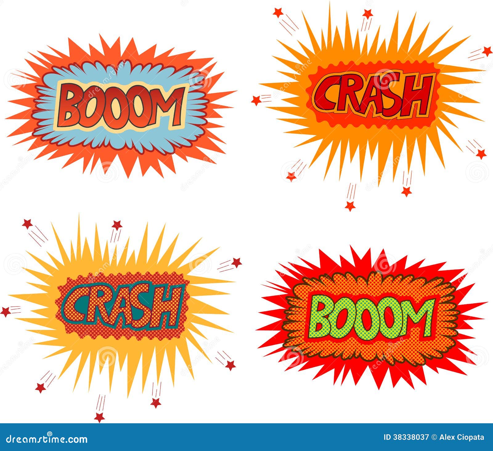 Boom crash stock vector. Illustration of drawing, symbol - 38338037