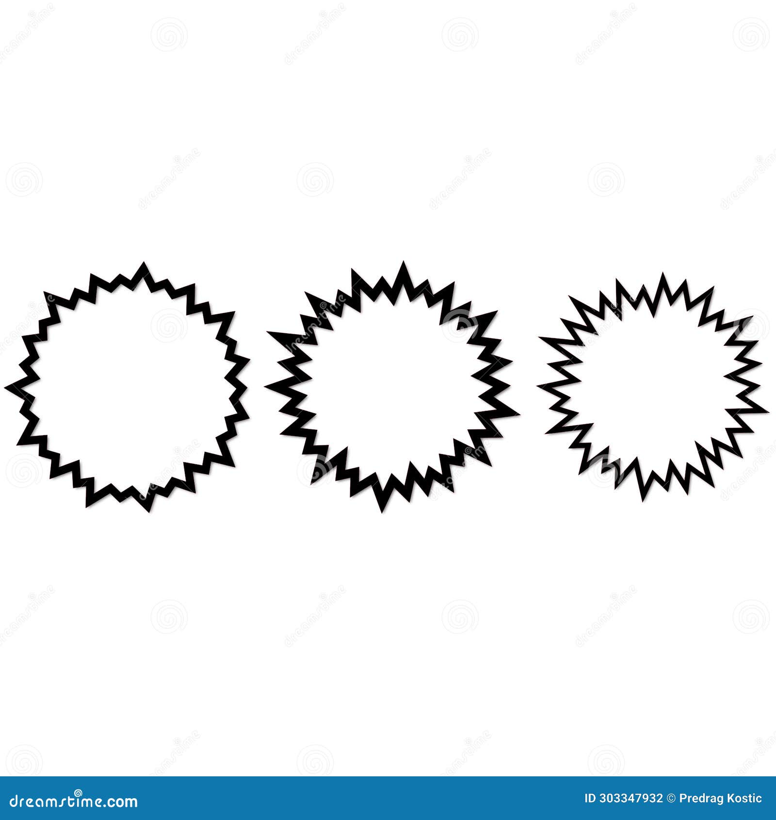 Boom creative frame stock illustration. Illustration of drawing - 303347932