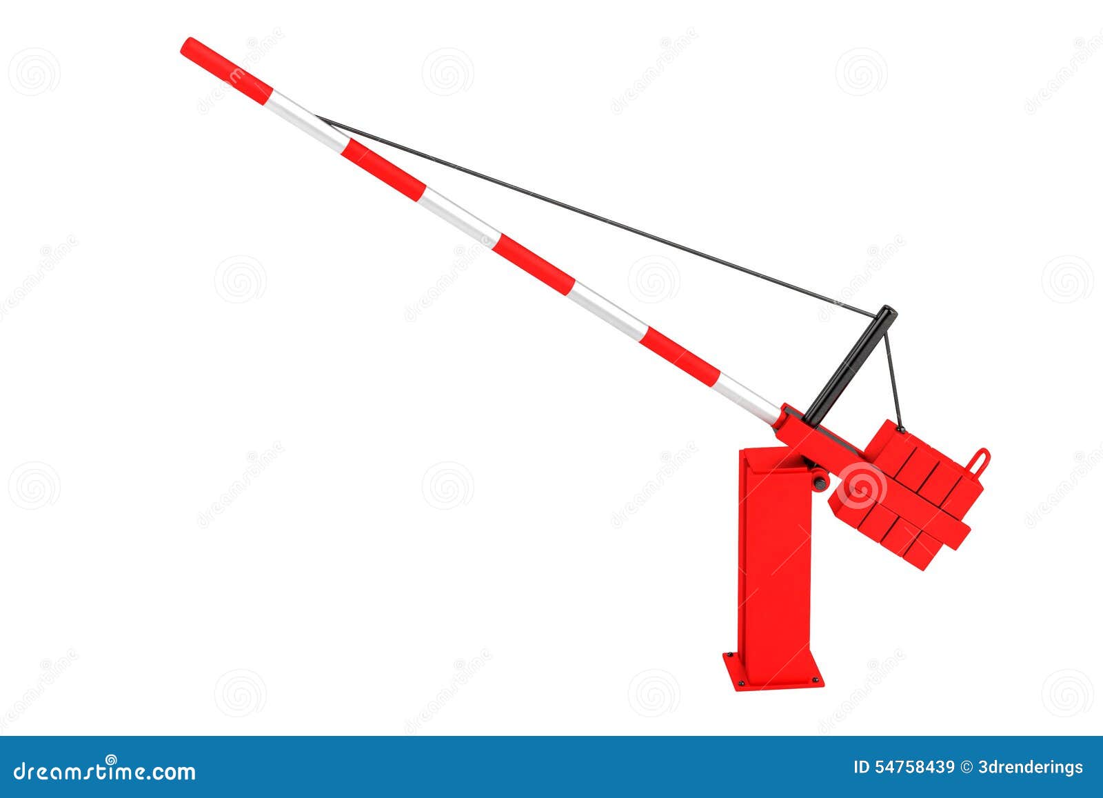 Boom gate stock illustration. Illustration of gate, model - 54758439