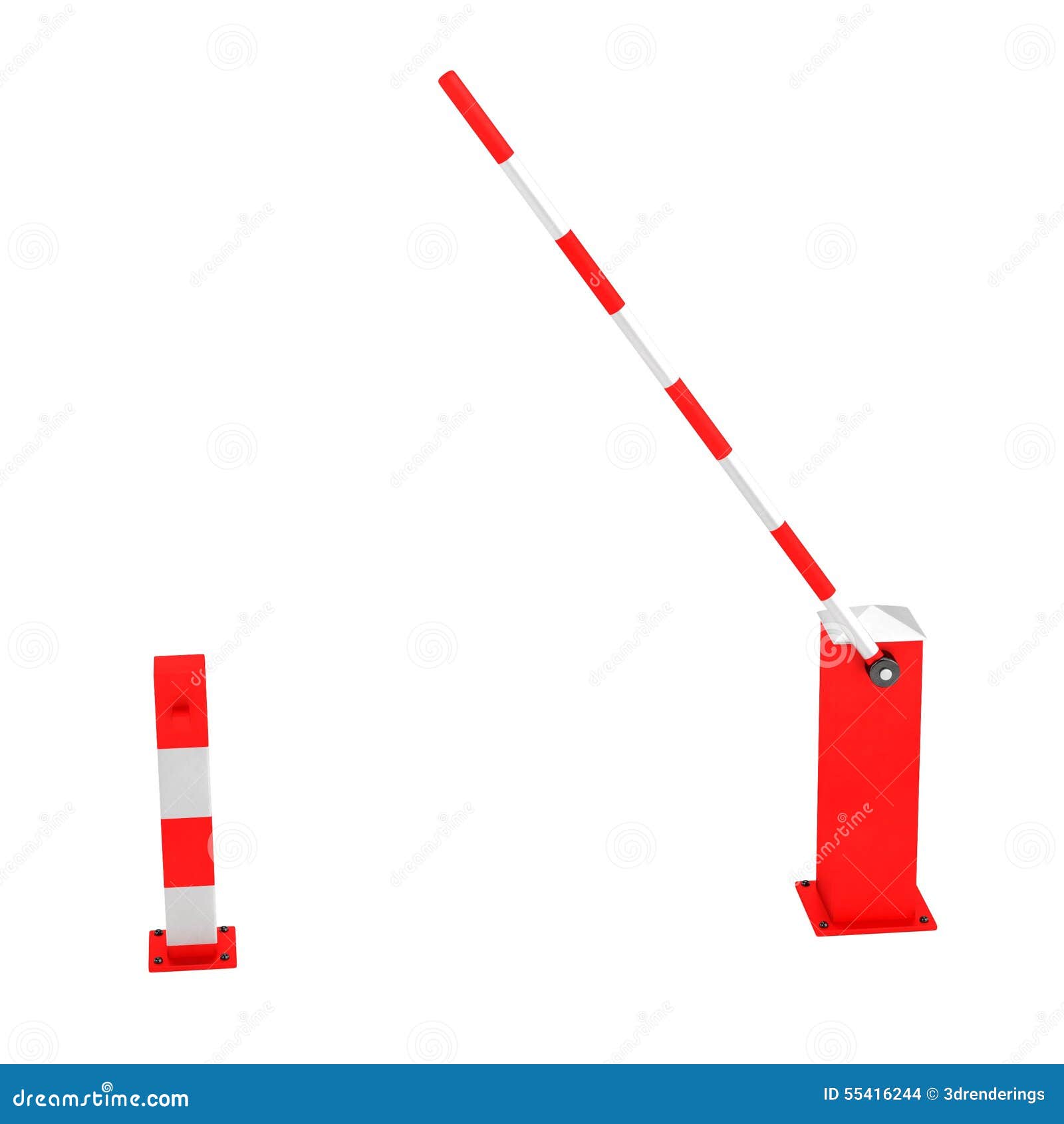 Boom gate stock illustration. Illustration of transport - 55416244