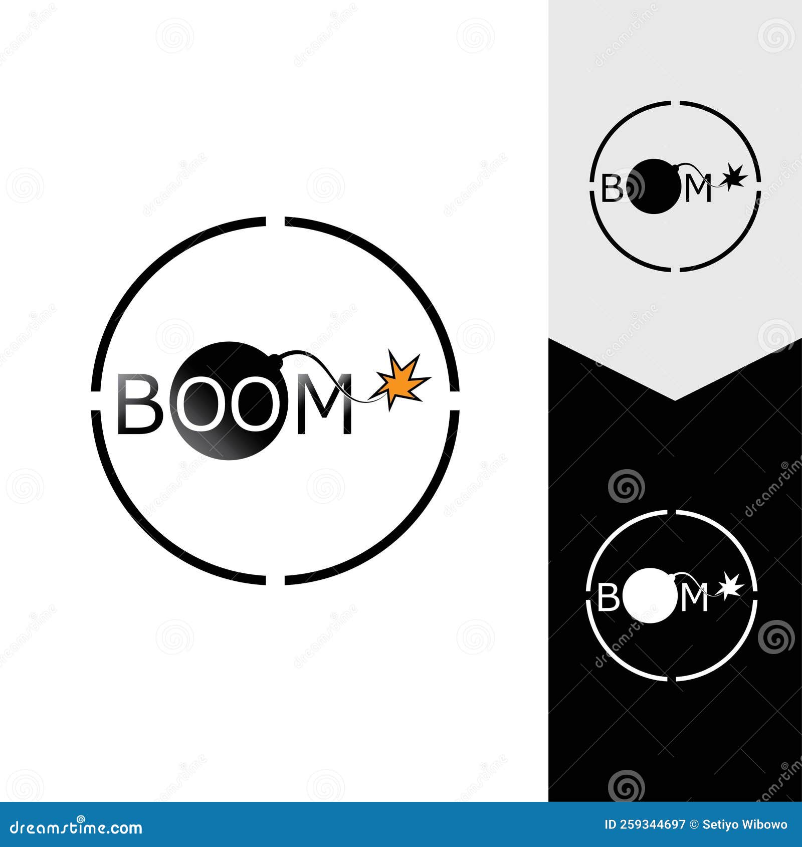Boom Icon Vector Background Stock Vector - Illustration of design ...