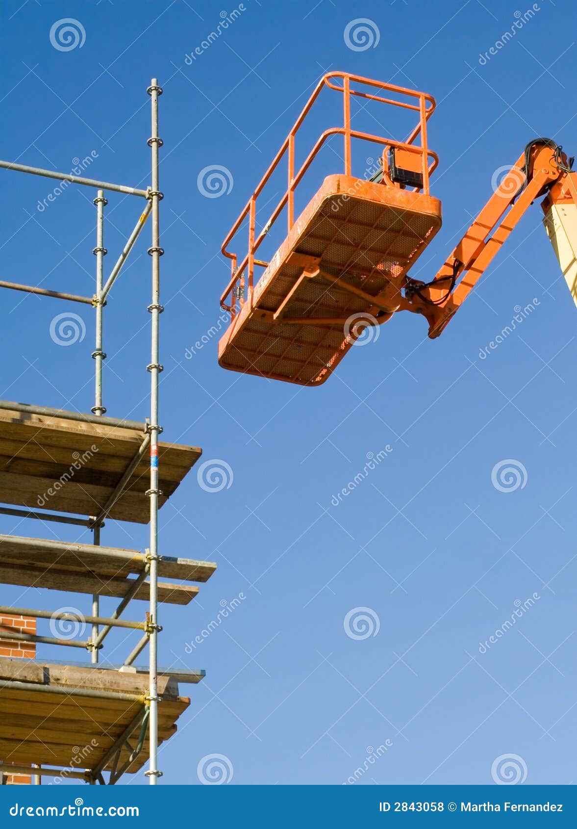 Boom Lift stock photo. Image of high, tool, work, compartment - 2843058
