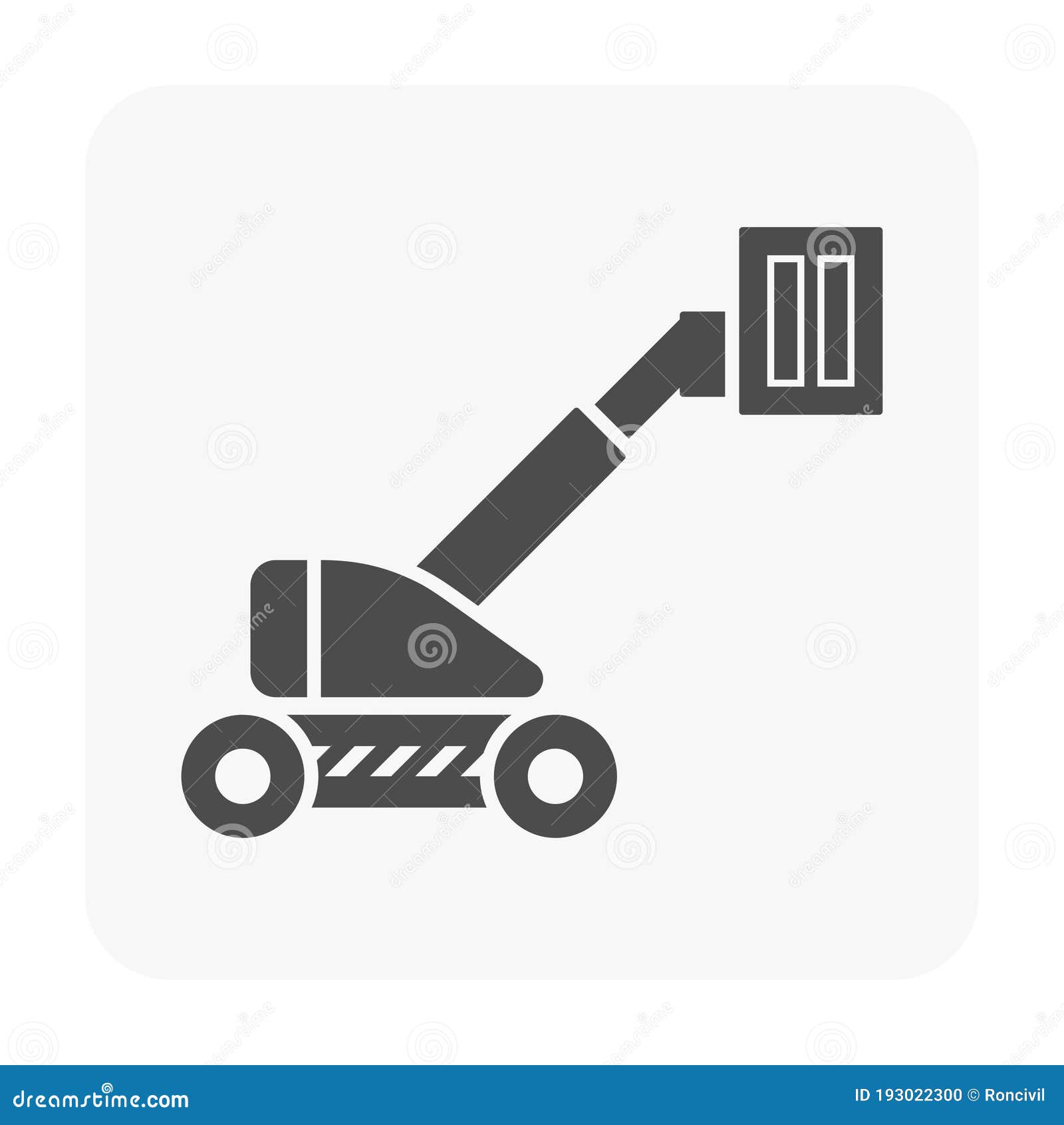 Boom Lift Icon. Simple Element From Construction Collection. Creative ...