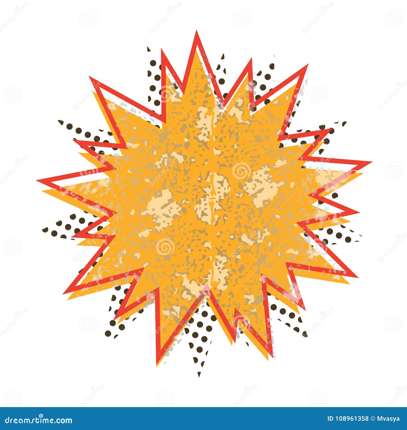 Boom Pop Art Cloud on a White Background Stock Vector - Illustration of ...