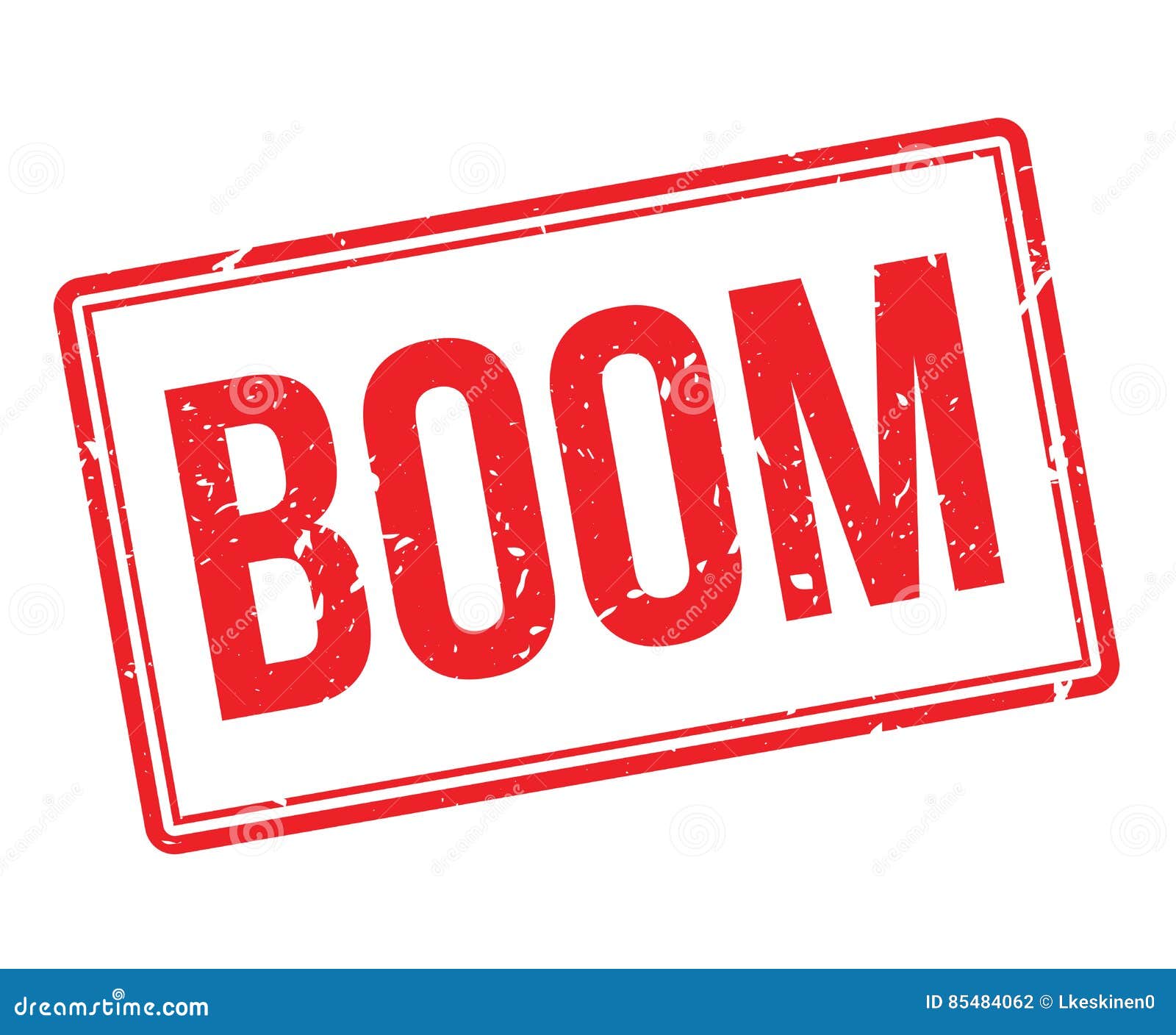 Boom rubber stamp stock vector. Illustration of button - 85484062