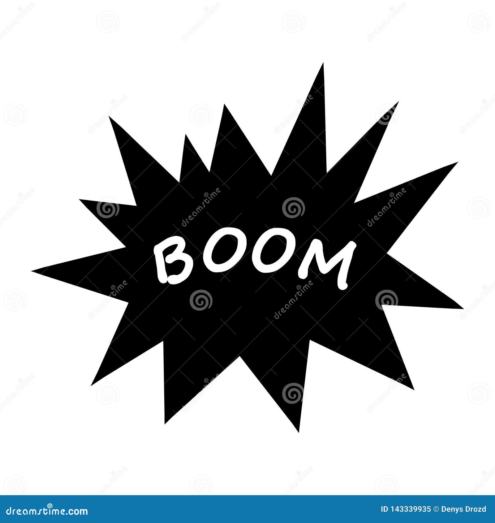 Boom, Speech Bubble. Banner, Speech Bubble, Poster and Sticker Concept ...