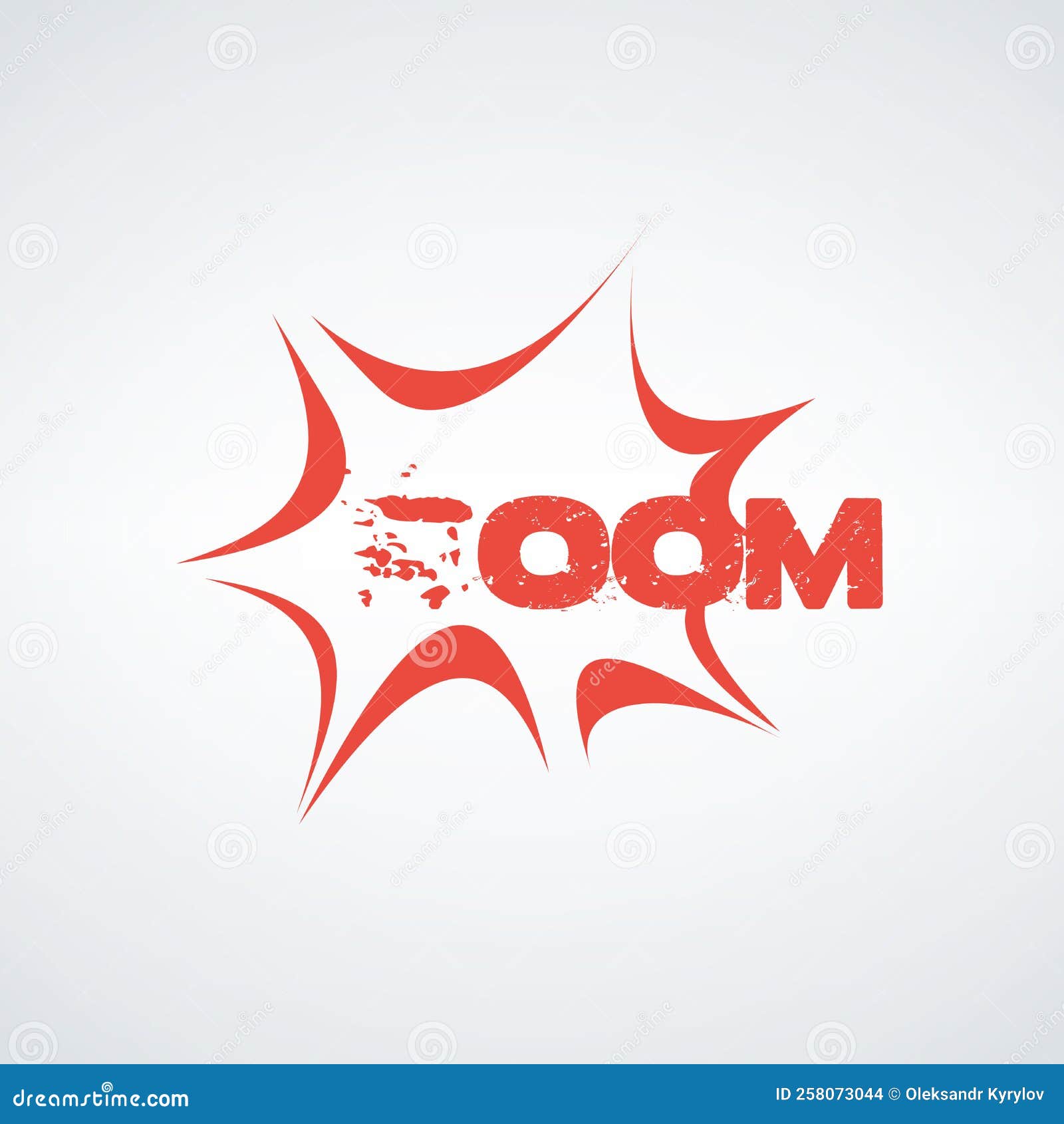 Boom Word Art. Explotion Illustration. Stock Vector Illustration ...