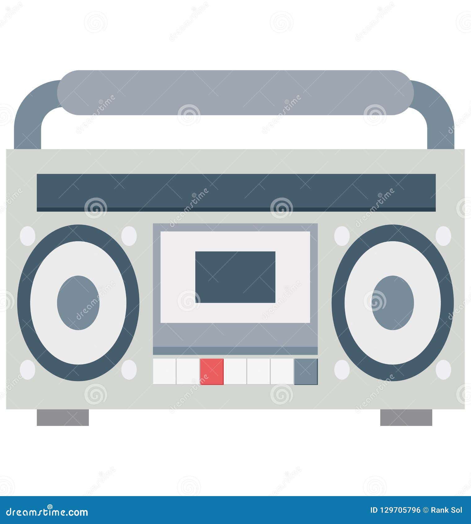 Boombox Vector Isolated Vector Icons that Can Be Easily Modified and ...