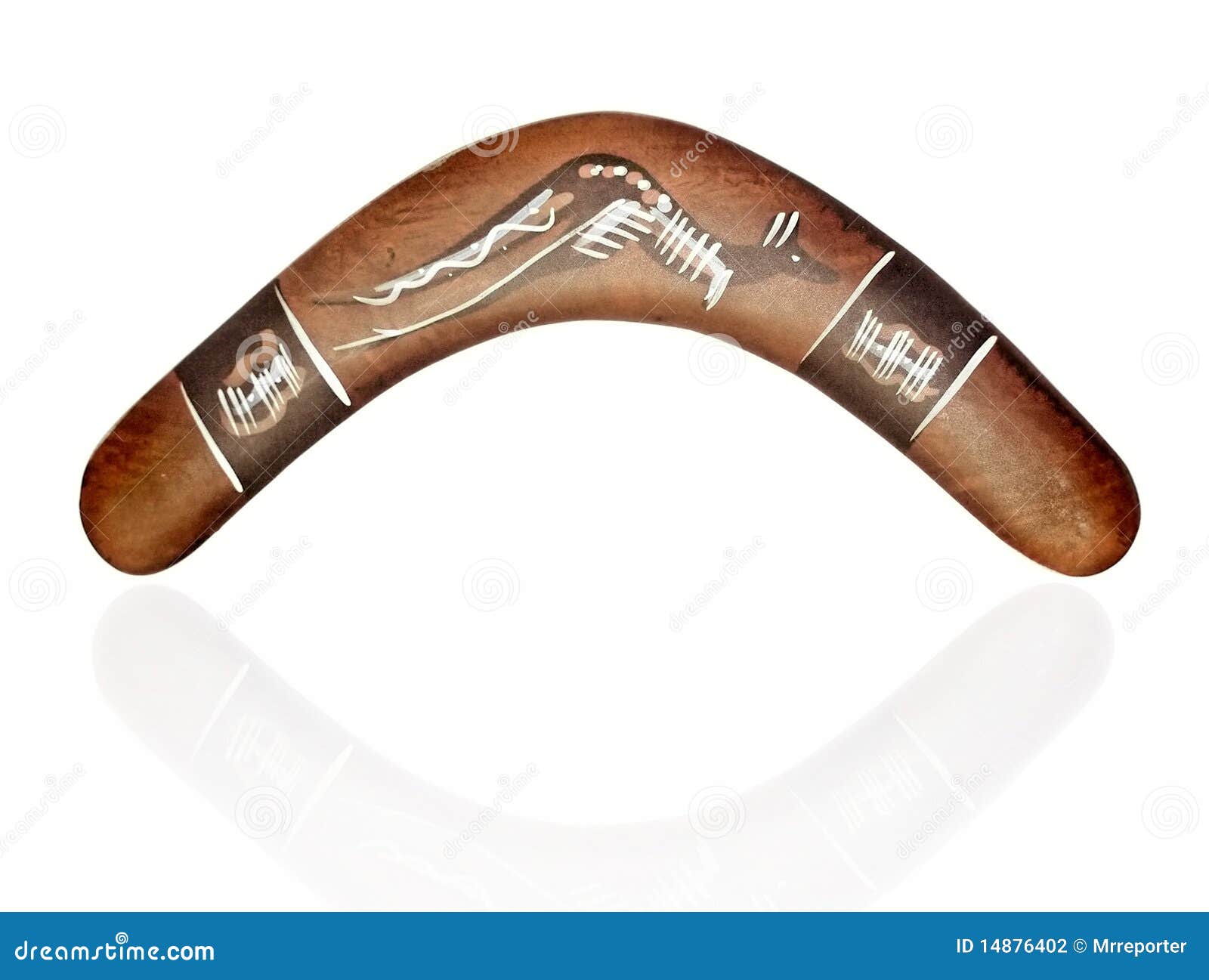 Boomerang stock photo. Image of craft, item, traditional - 14876402