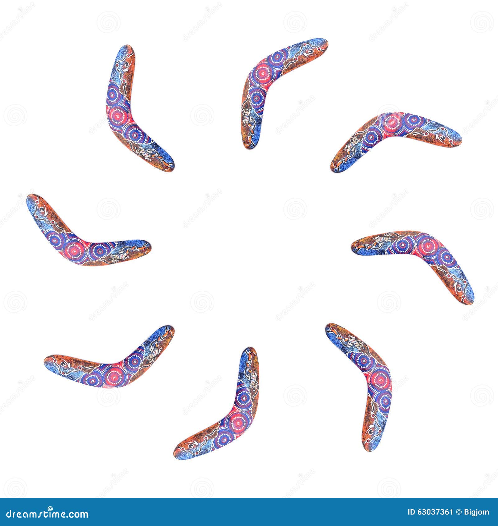 Boomerang stock image. Image of boomerang, wooden, curved - 63037361