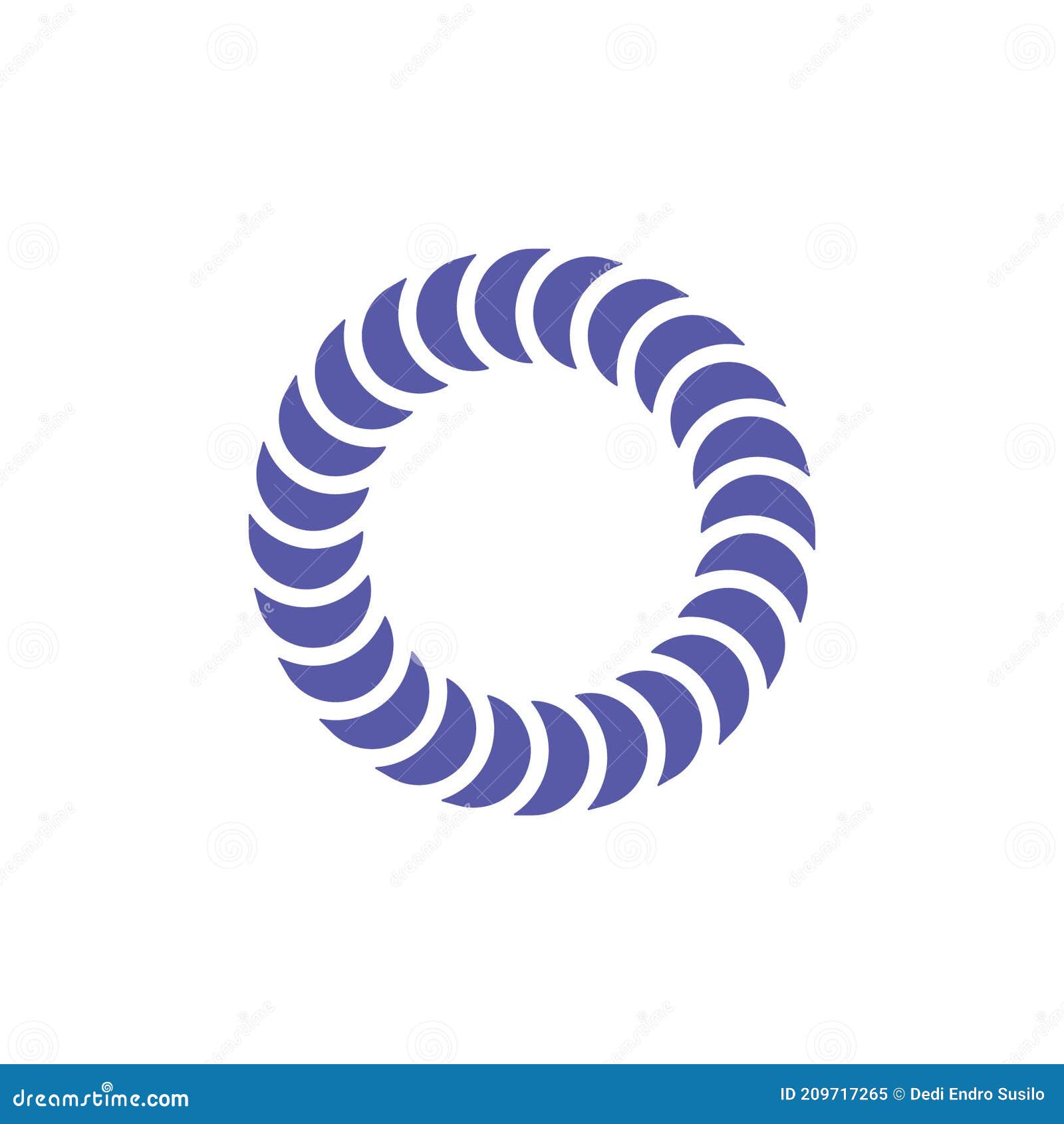 Boomerang Circle Frame Logo, Representing a Cheerful, Rolling, Forward ...
