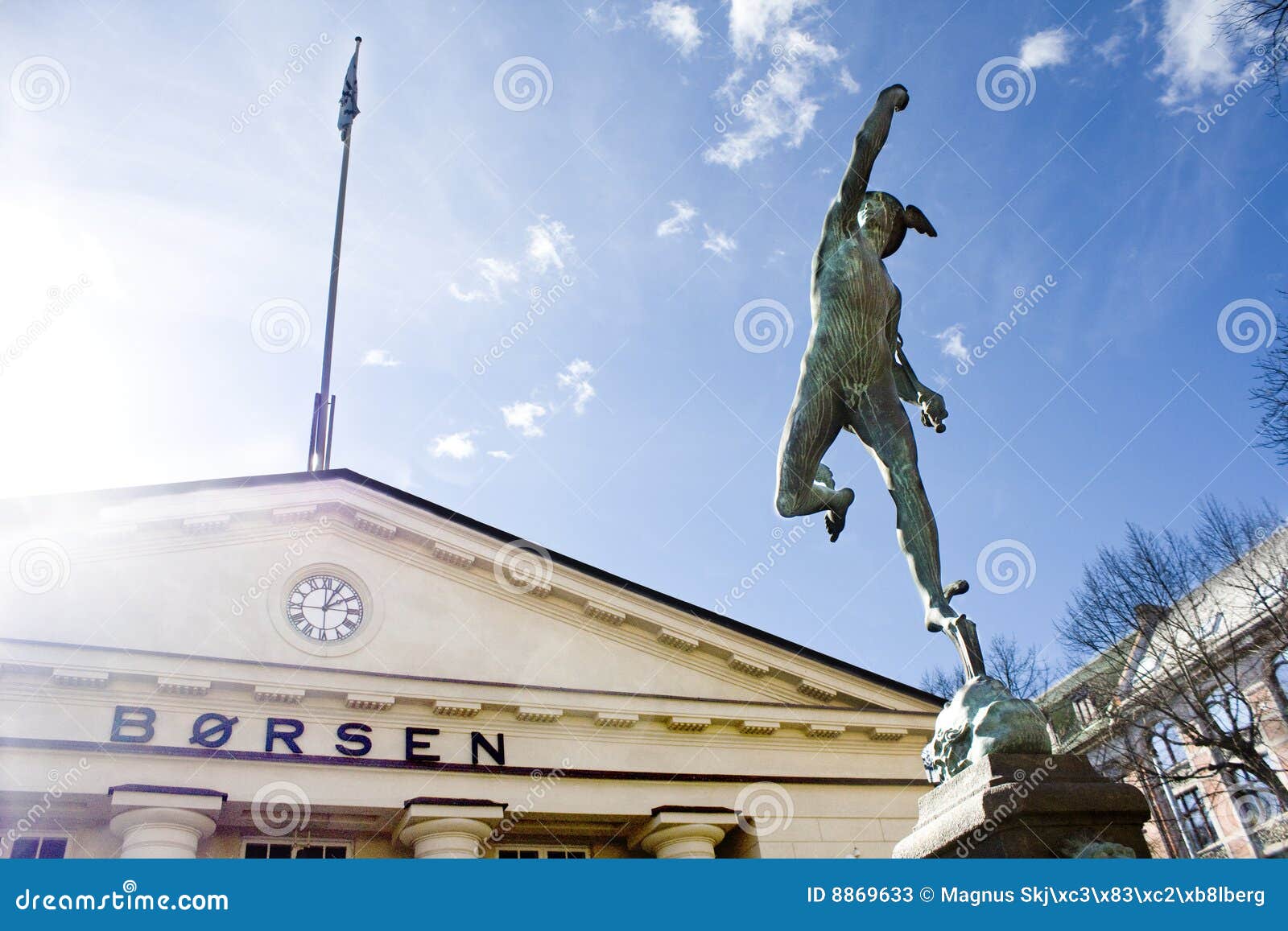 Booming Stock Market with Sun Editorial Stock Photo - Image of sell ...