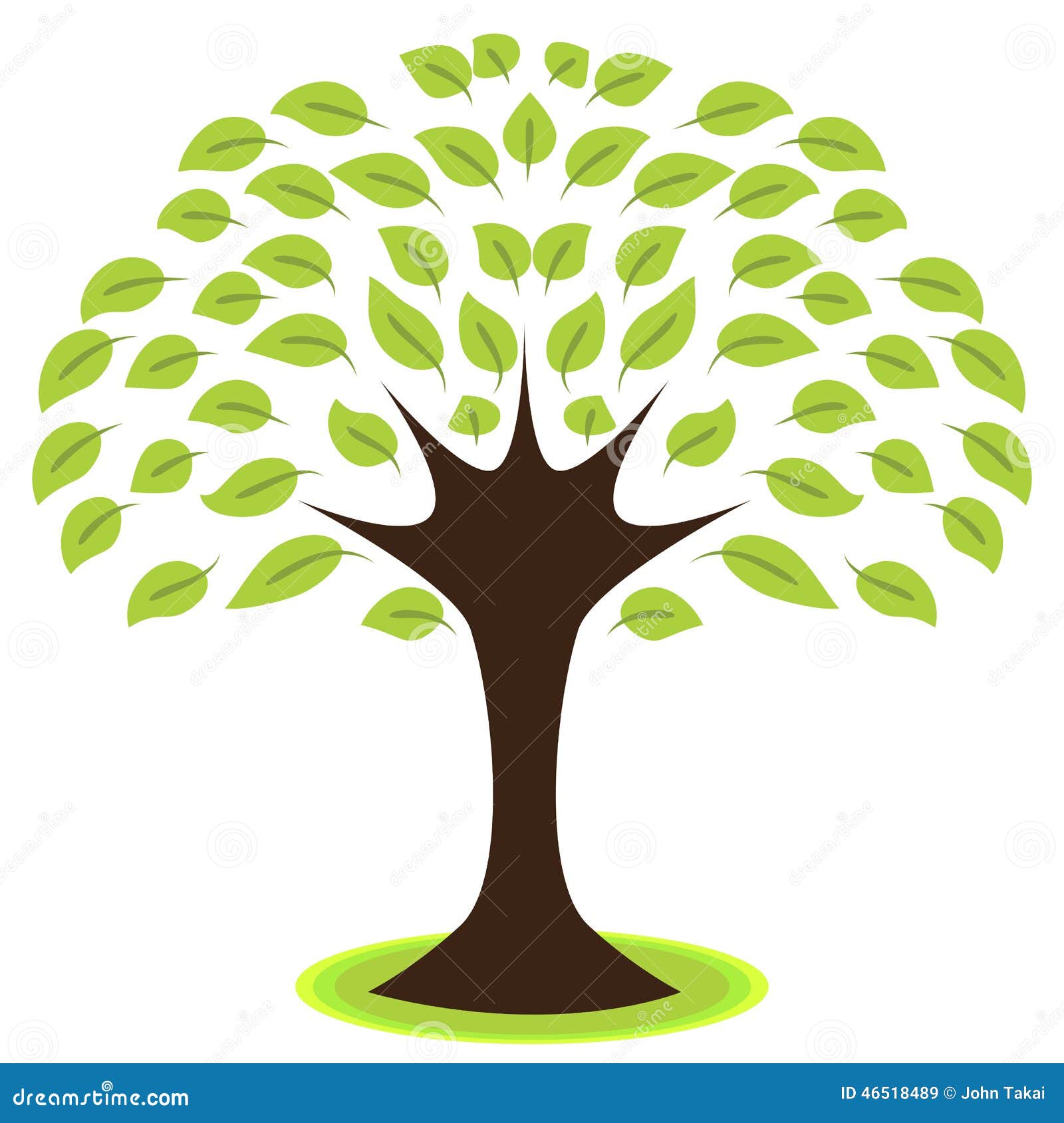 Boompictogram vector illustratie. Illustration of collectief - 46518489