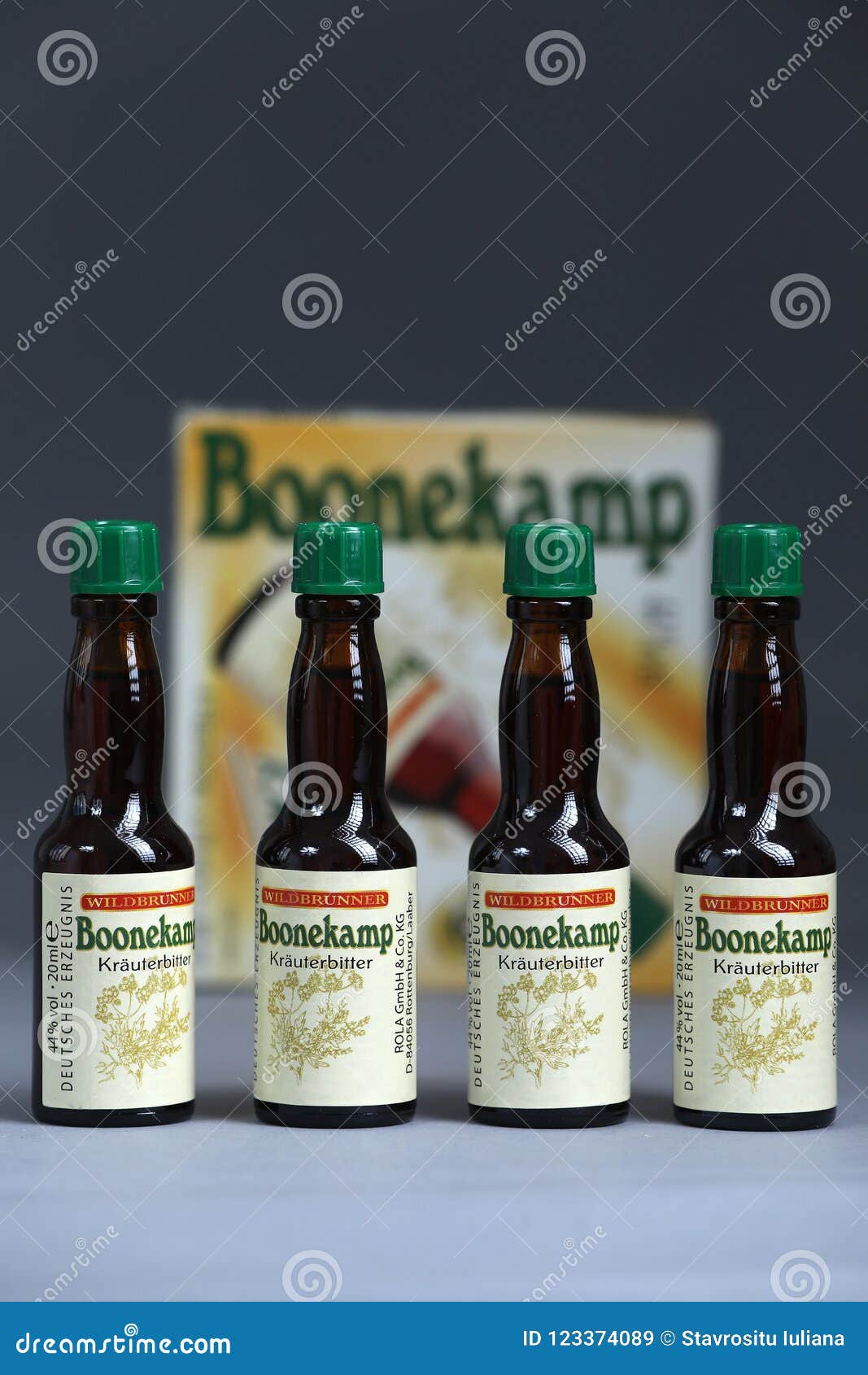 Boonekamp Bitter, Mini Bottles Editorial Stock Image - Image of ...