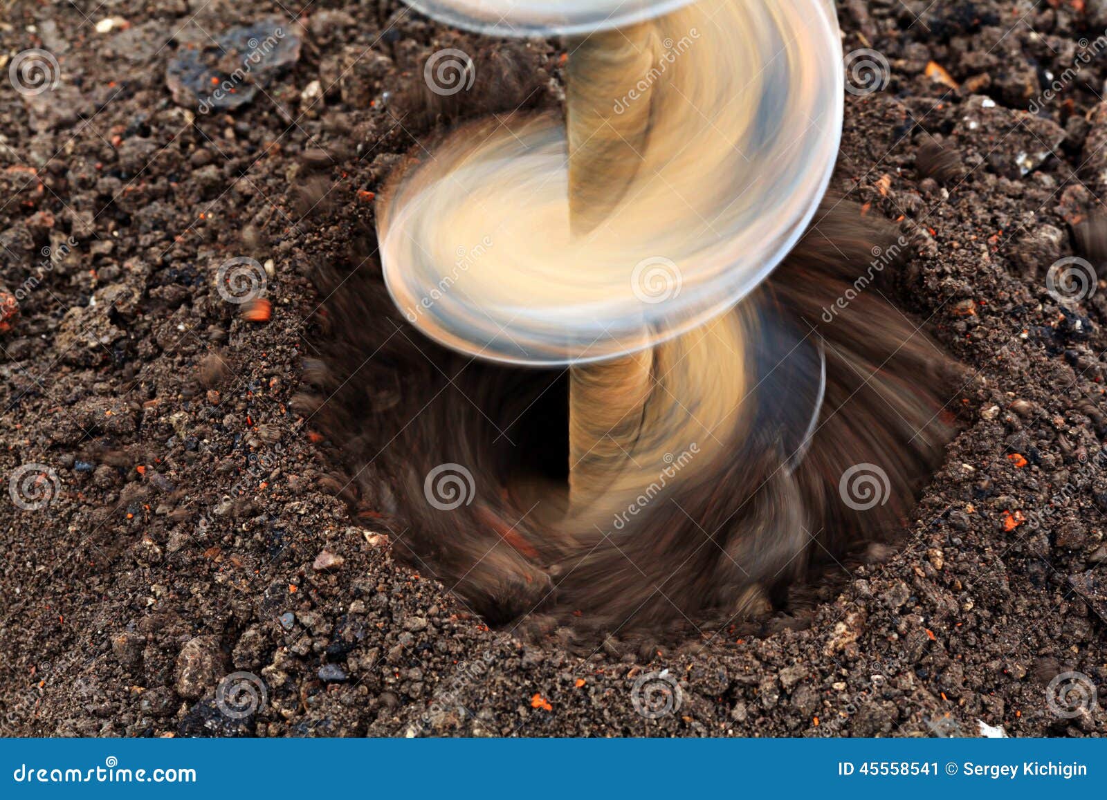 Boor De Boorboring Van De Boorgrond Stock Afbeelding - Image of egypte ...