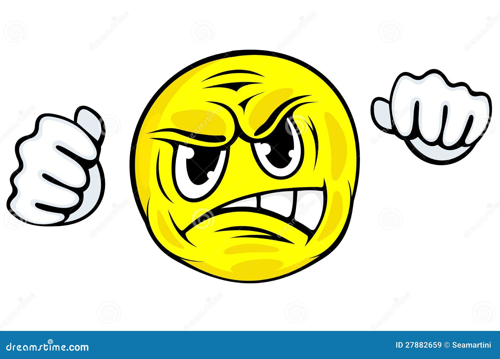 Boos gezichtspictogram vector illustratie. Illustration of humeur ...